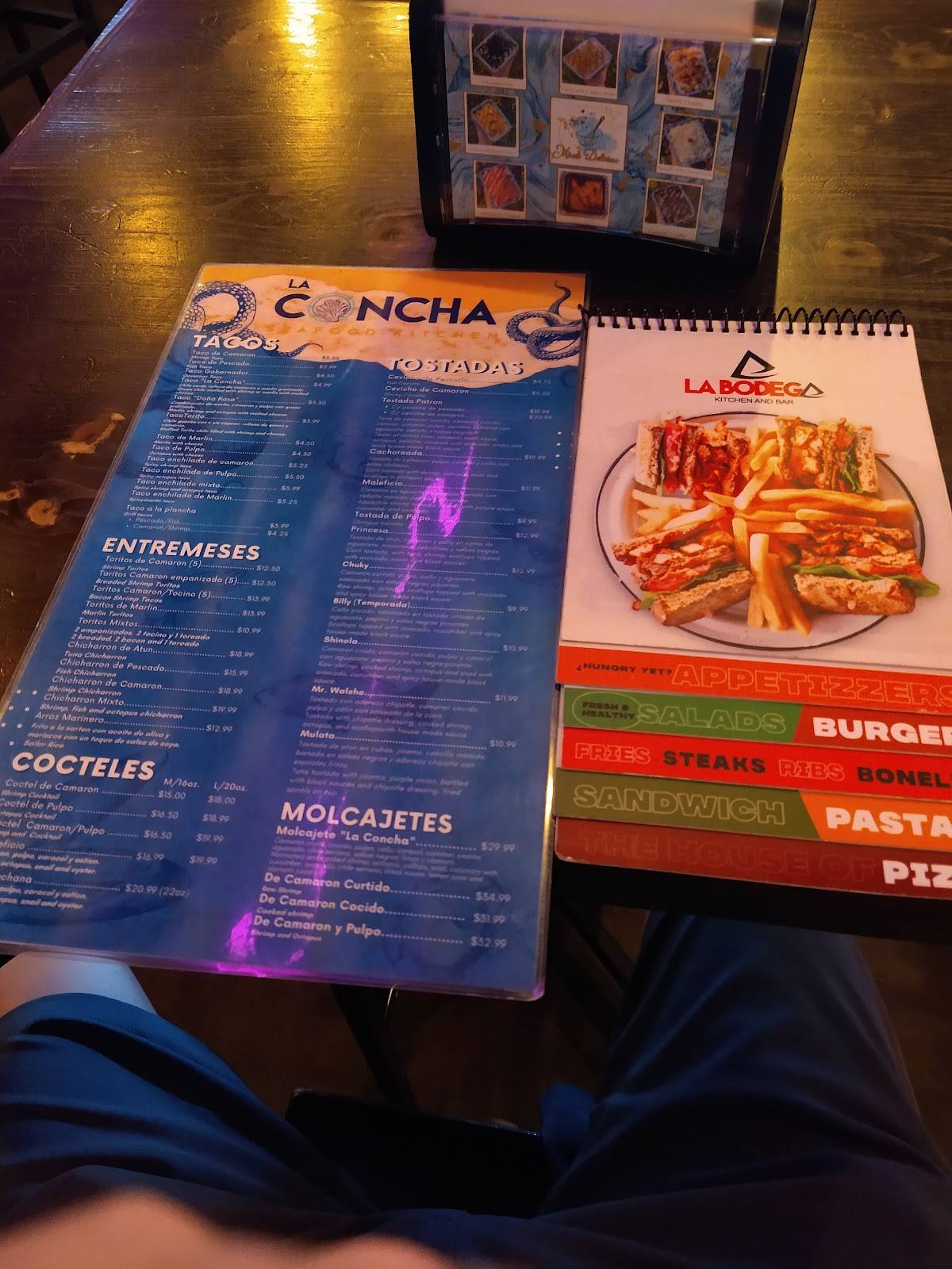 Menu at La Bodega Kitchen and Bar Restaurant, San Luis