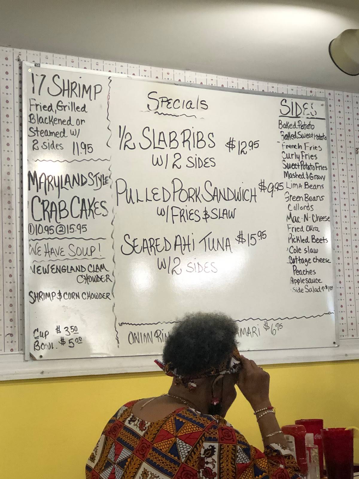 Menu at Shrimp R Us More restaurant, Welaka, 765 3rd Ave