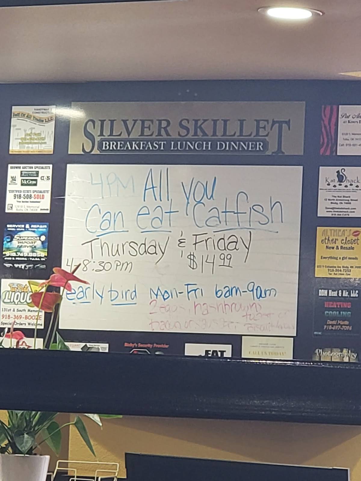 Menu at Silver Skillet Family Diner restaurant, Tulsa