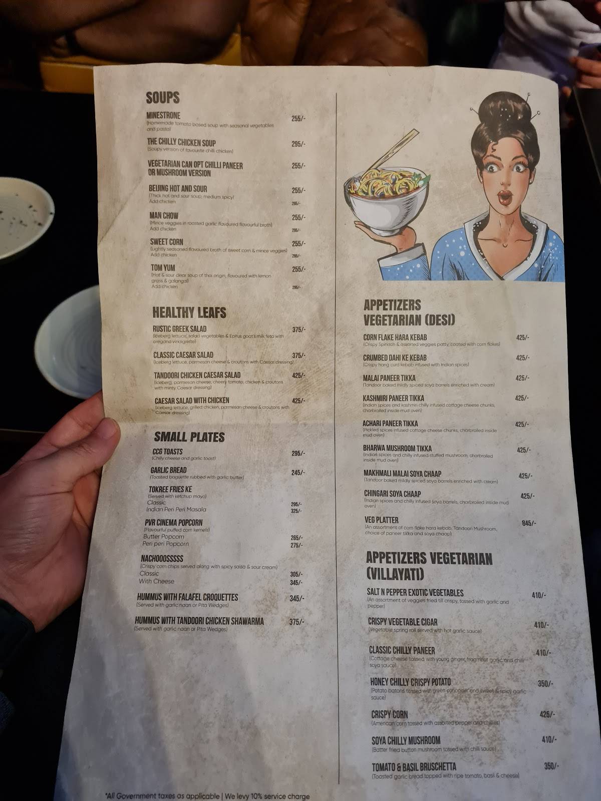 Menu at Skyhouse Cafe & Bar, Noida