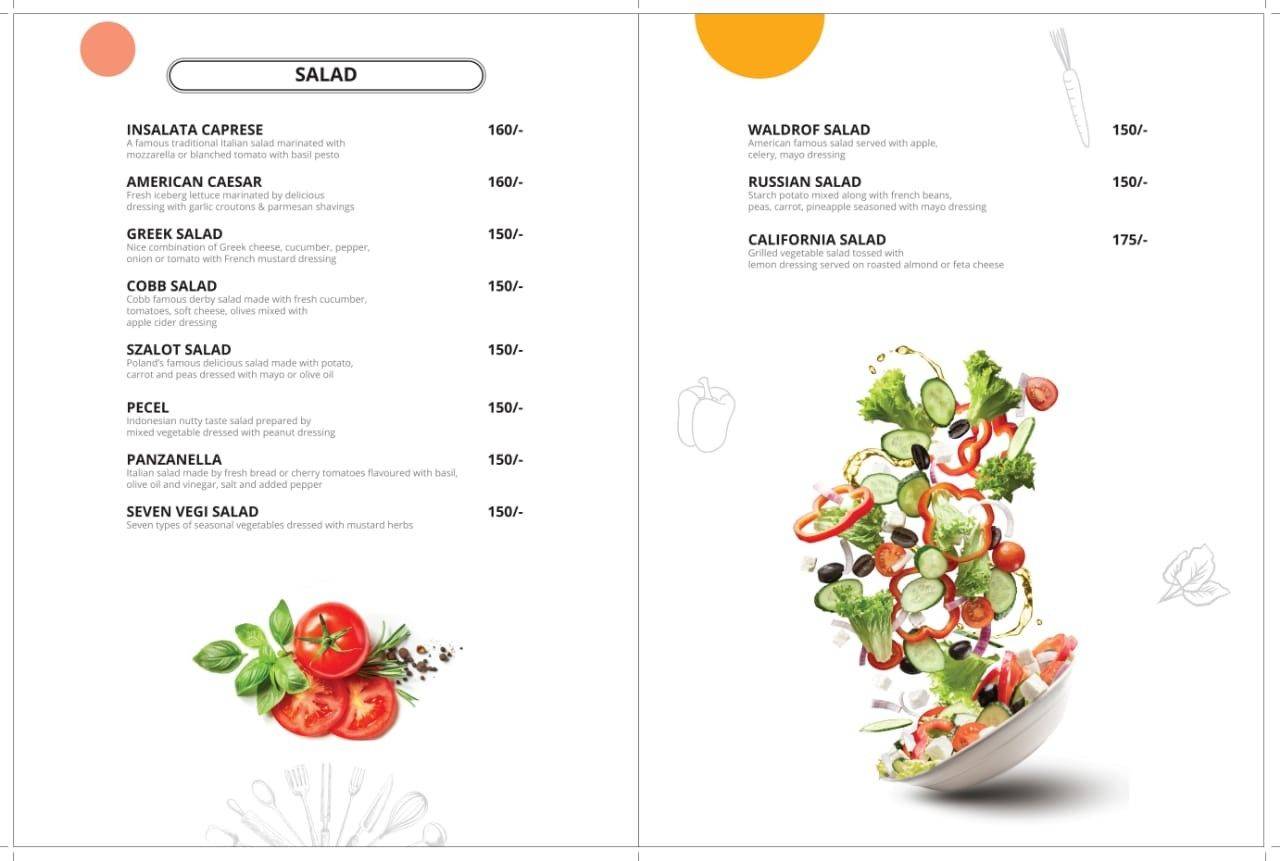 Menu at Spirit O Sound, Ahmedabad, SOS
