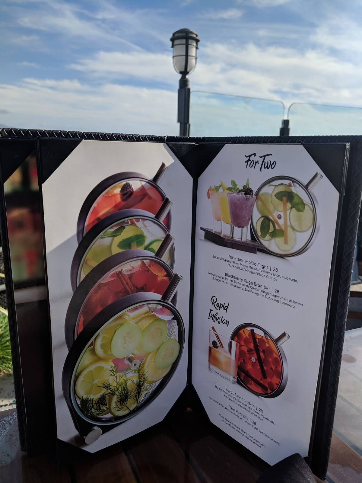 Menu at Chart House steakhouse, Dana Point