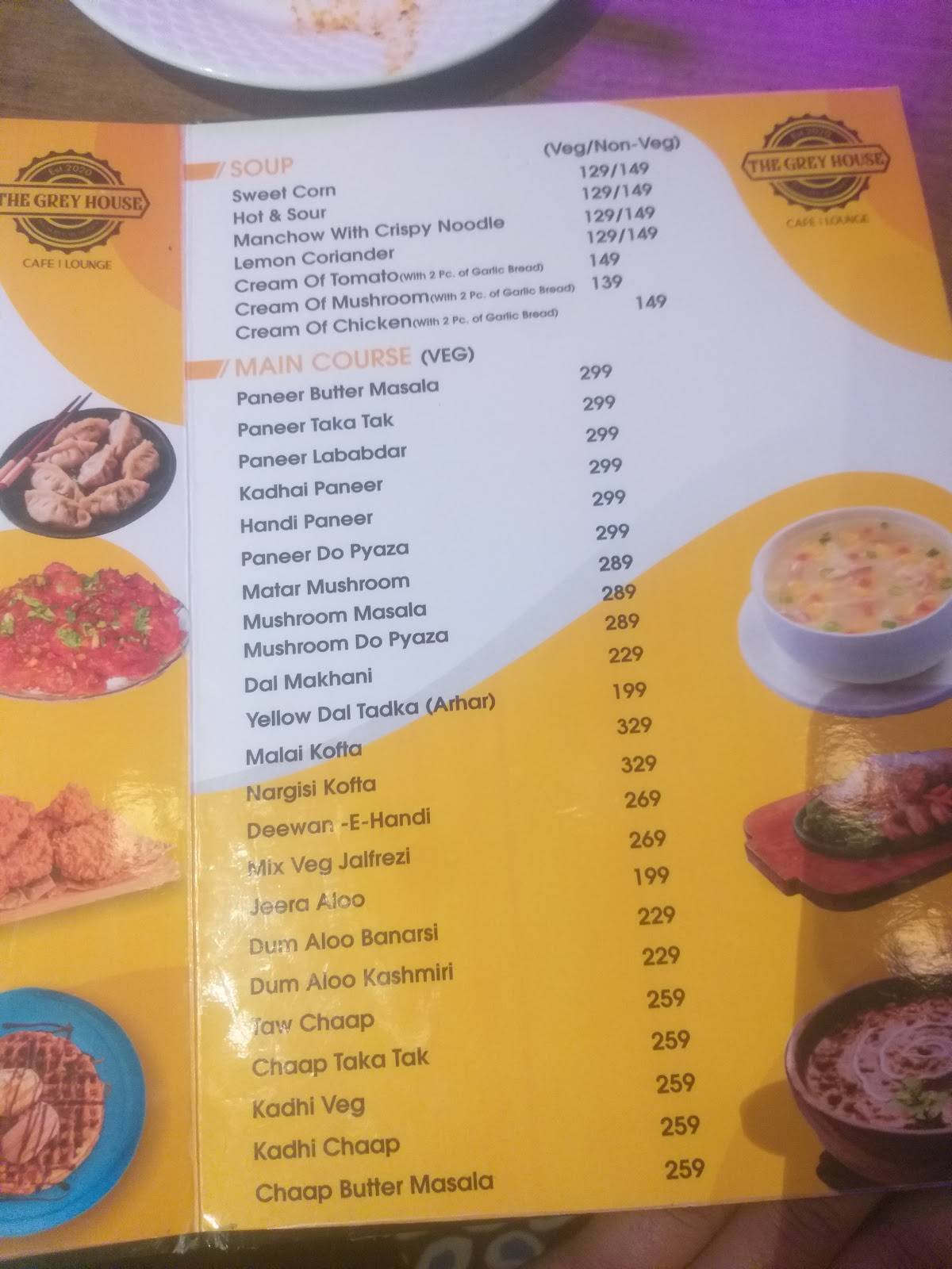 Menu at THE DEN RESTAURANT & CAFE, Bareilly