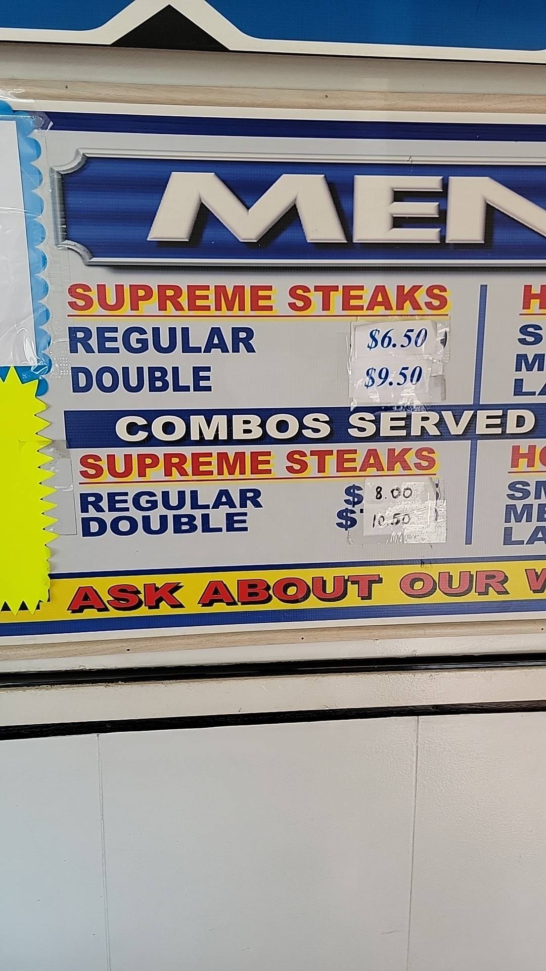 Menu at Taurus Flavors restaurant, Dolton