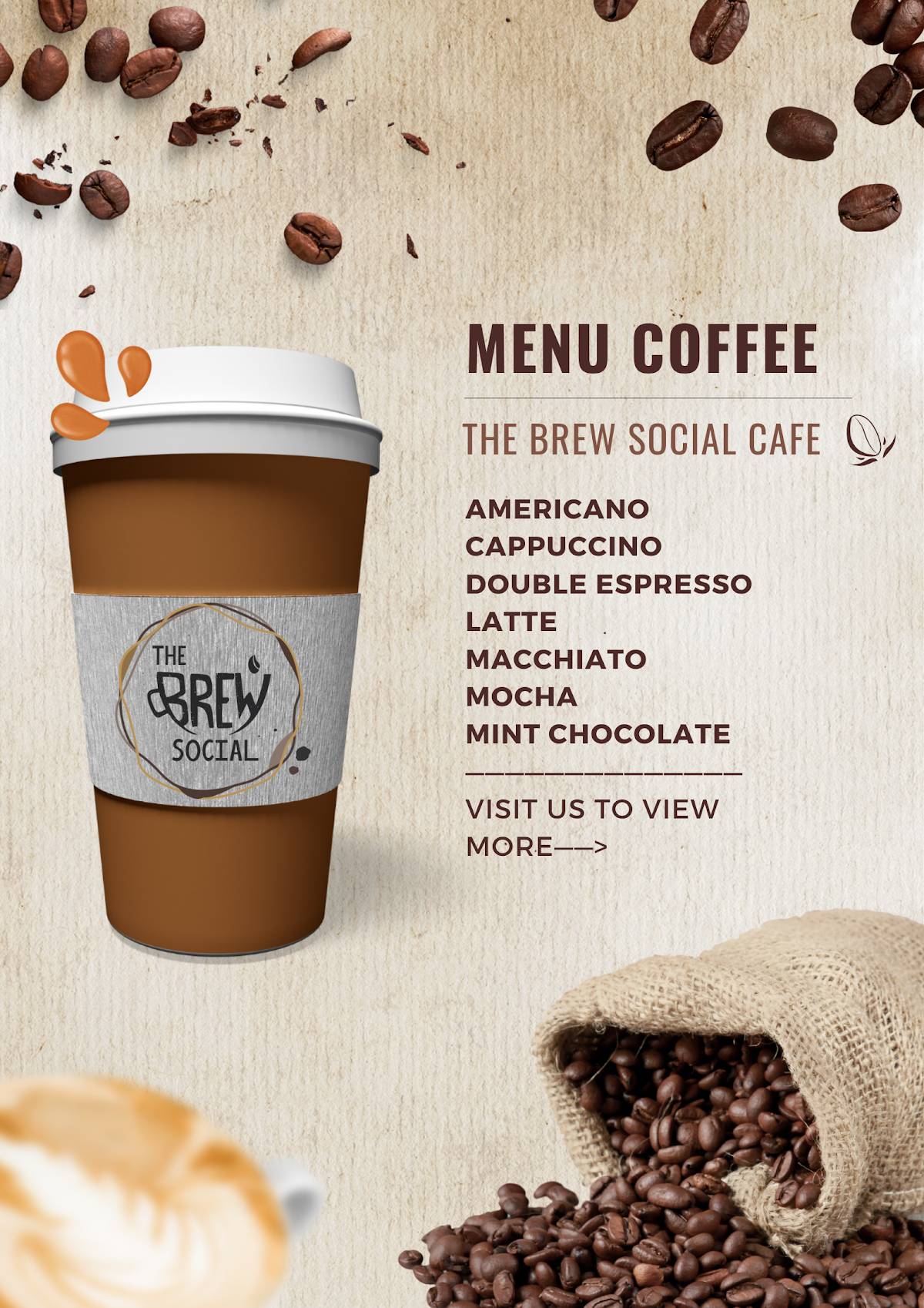Menu at The Brew So Cafe, Pune