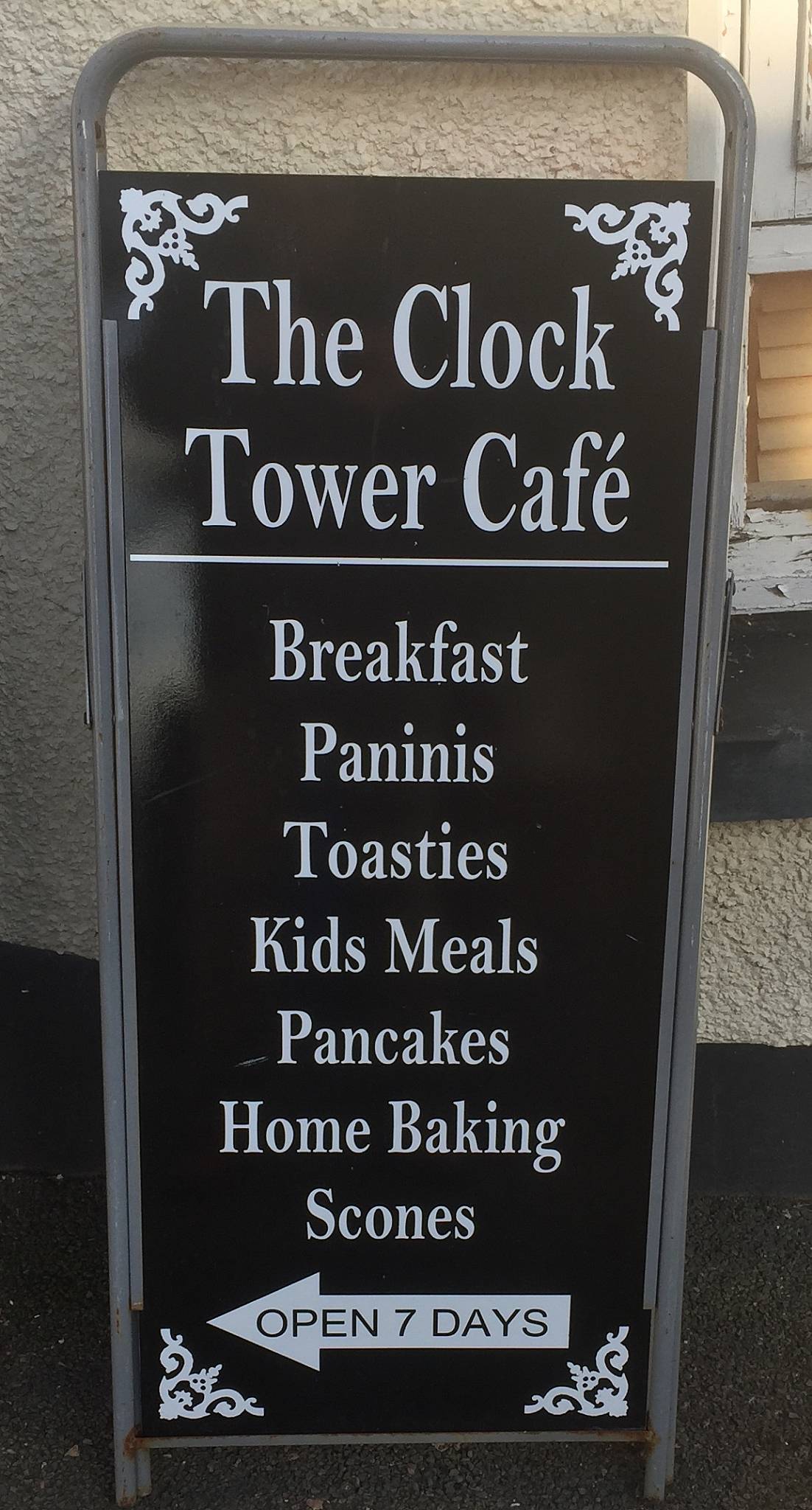 Menu at The Clock Tower Cafe, Anstruther