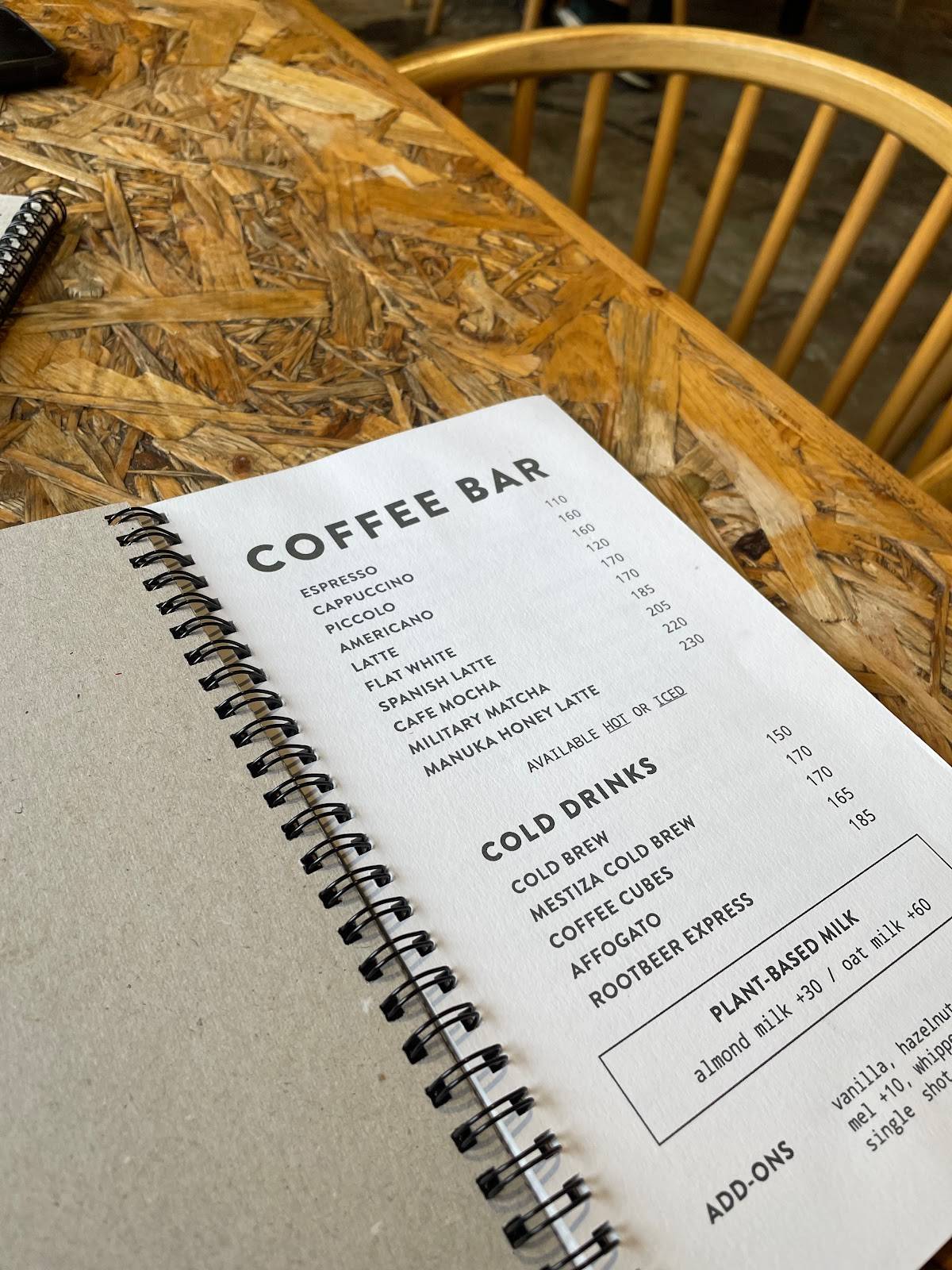 Menu at The Fat Seed Cafe + Roastery, Taguig