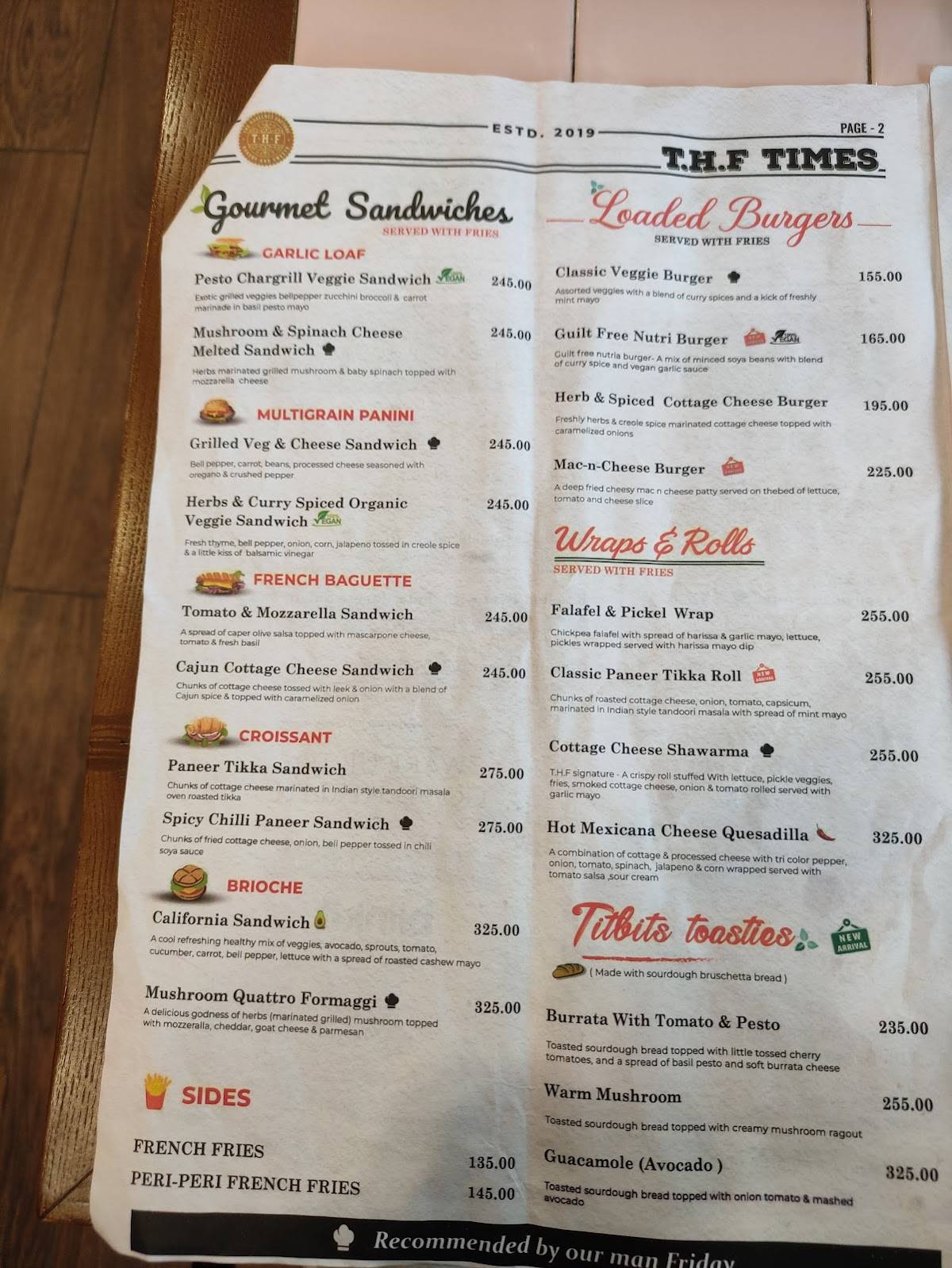 Menu at The Hazelnut Factory - Cafe in Lucknow, Lucknow, Math