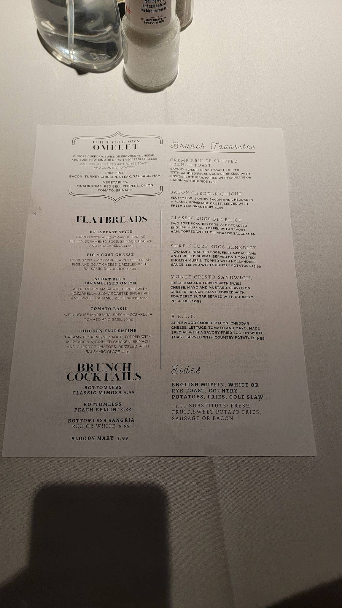 Menu at The Legacy Restaurant at Nancy Lopez Country Club, The Villages ...