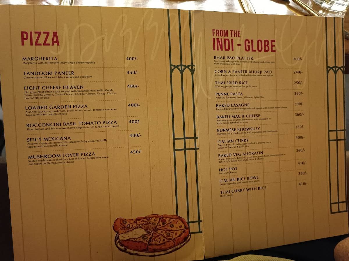 Menu at The Pink Door restaurant, Bhat circle, Ahmedabad