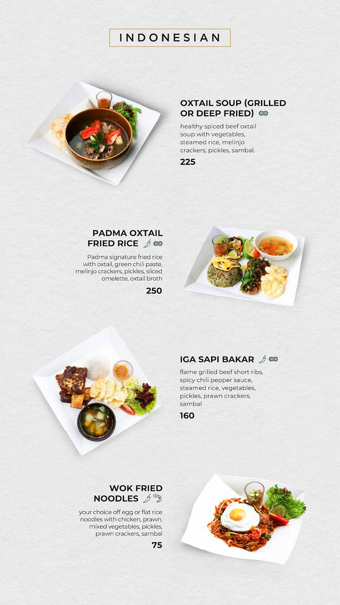 Menu at The Restaurant - Padma Hotel Bandung, Bandung