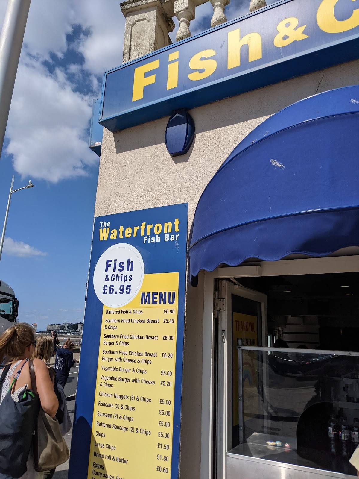 Menu at The Waterfront Fish Bar, Weston-super-Mare