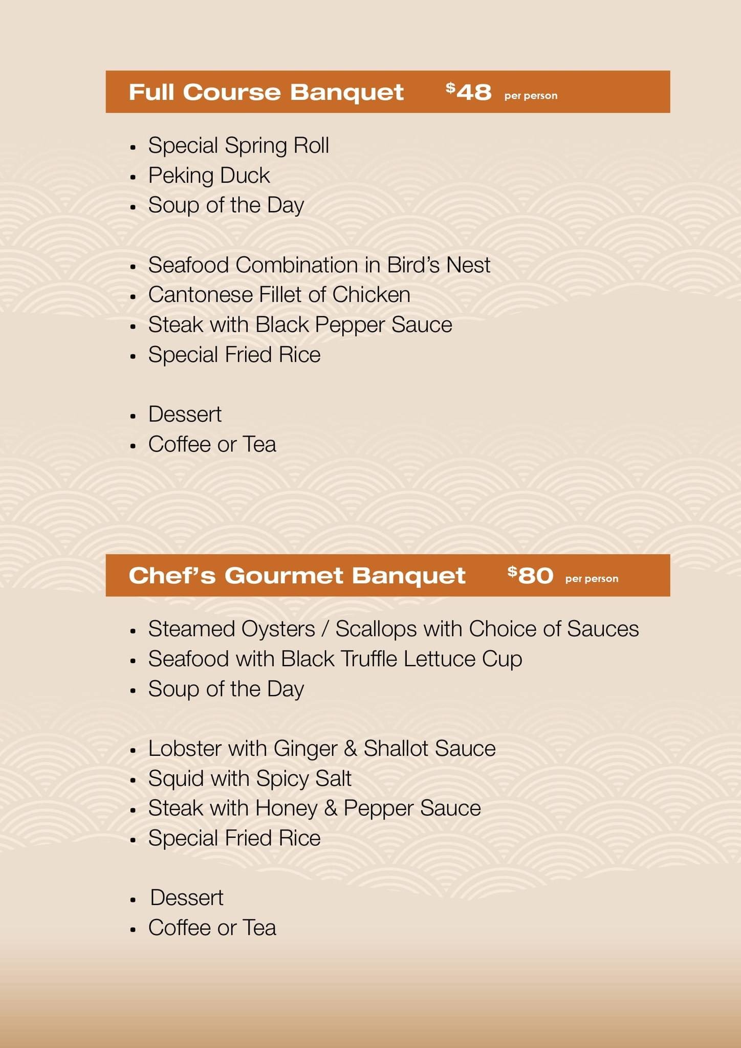 Menu at 聚福 Treasure Bowl Chinese Restaurant, Bayswater
