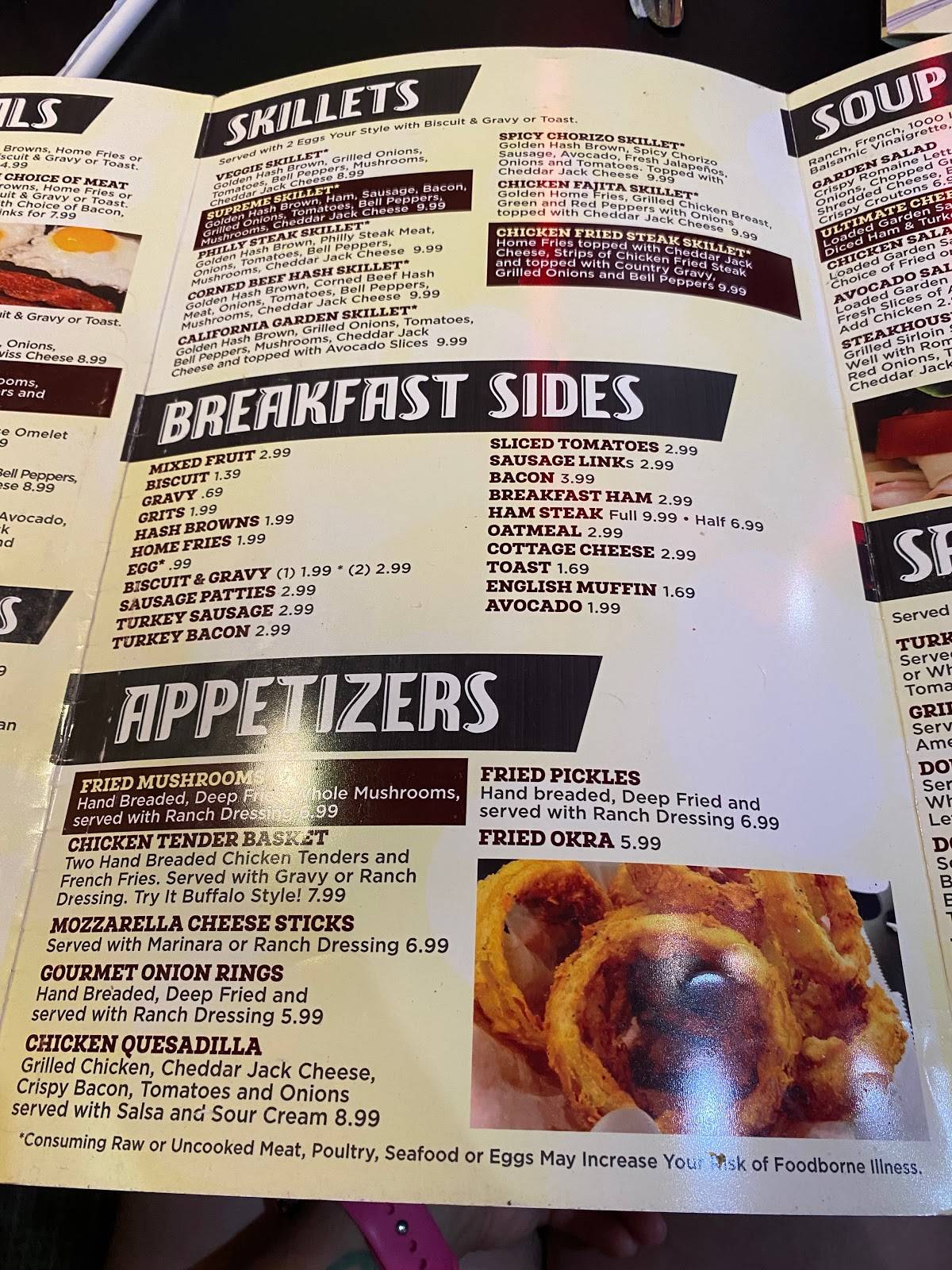Menu at Silver Skillet Family Diner restaurant, Tulsa