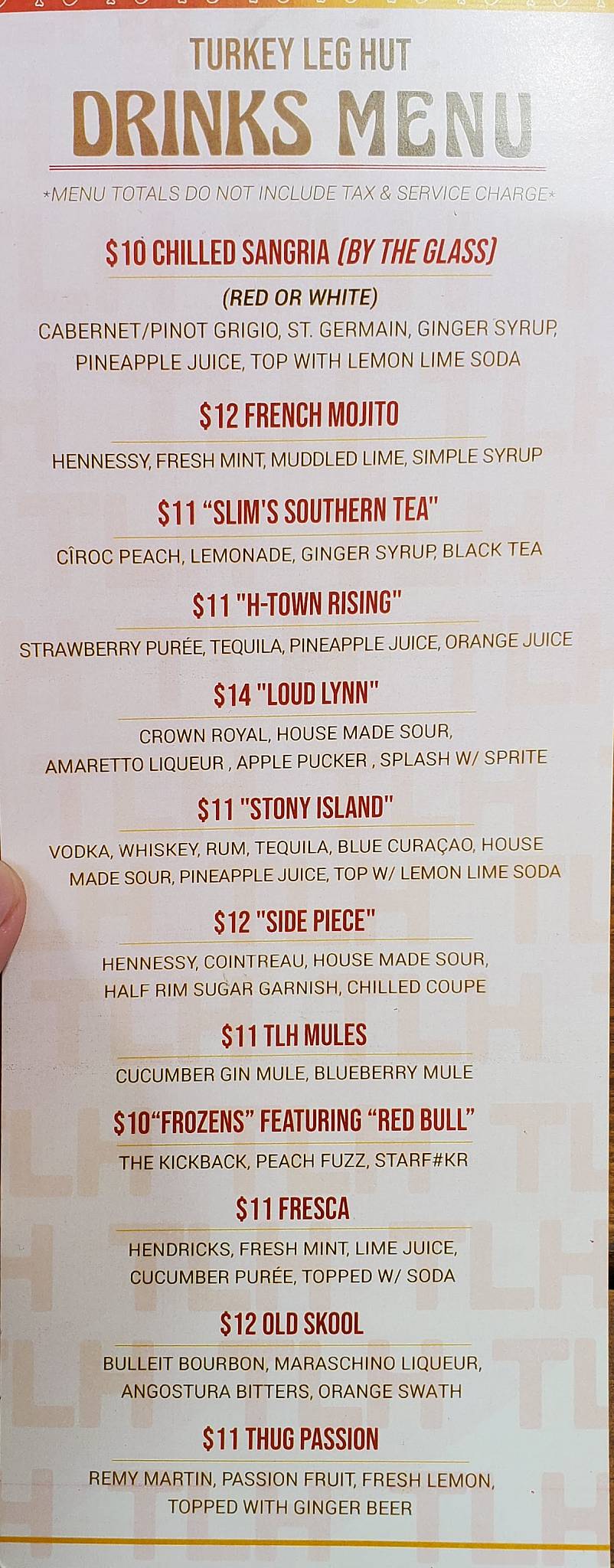 Menu at Turkey Leg Hut restaurant, Houston, Almeda Rd suite A/B