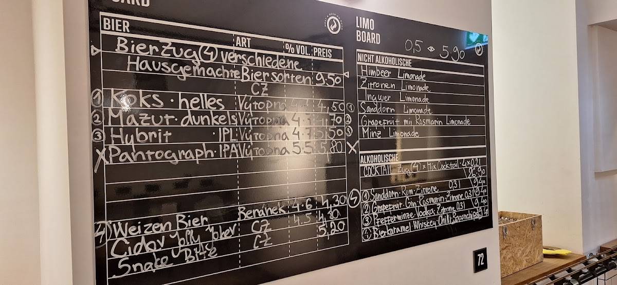 Speisekarte von Vytopna Railway Restaurant - Wien Naschmarkt, Wien
