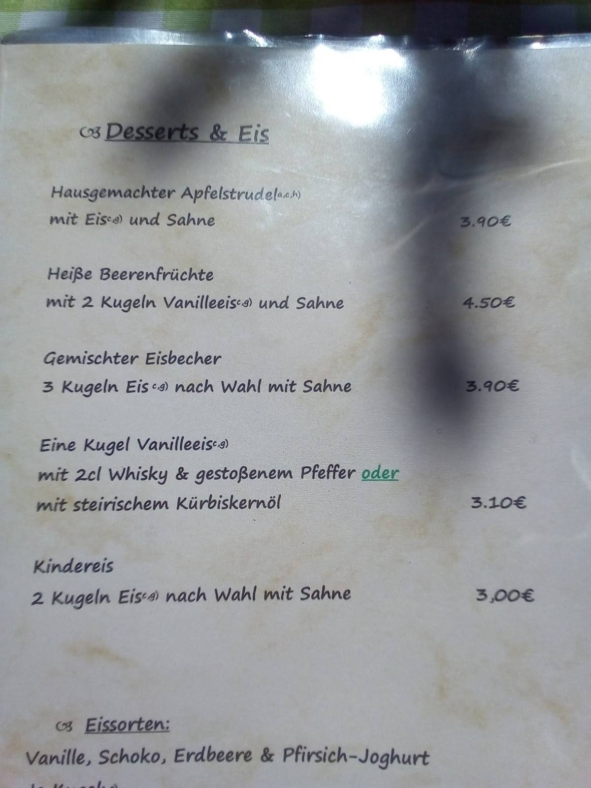 Speisekarte von Waldschänke Altes Raupennest restaurant, Altenberg ...