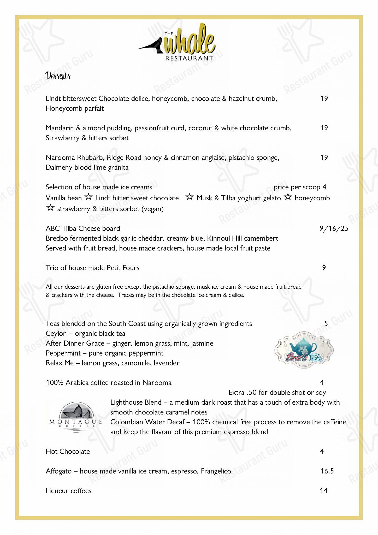 Menu at Queen Chow Narooma restaurant, Narooma
