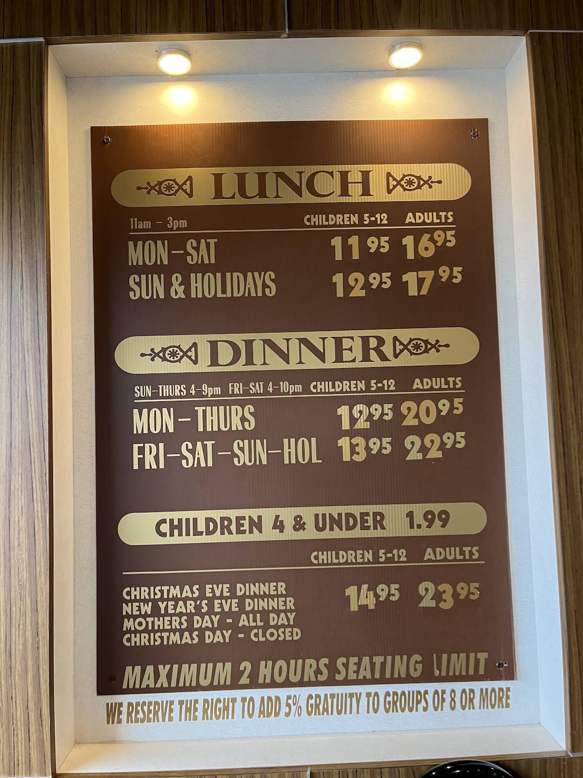 Menu at Foody Goody Chinese Buffet Restaurant, Winnipeg, Regent Ave W