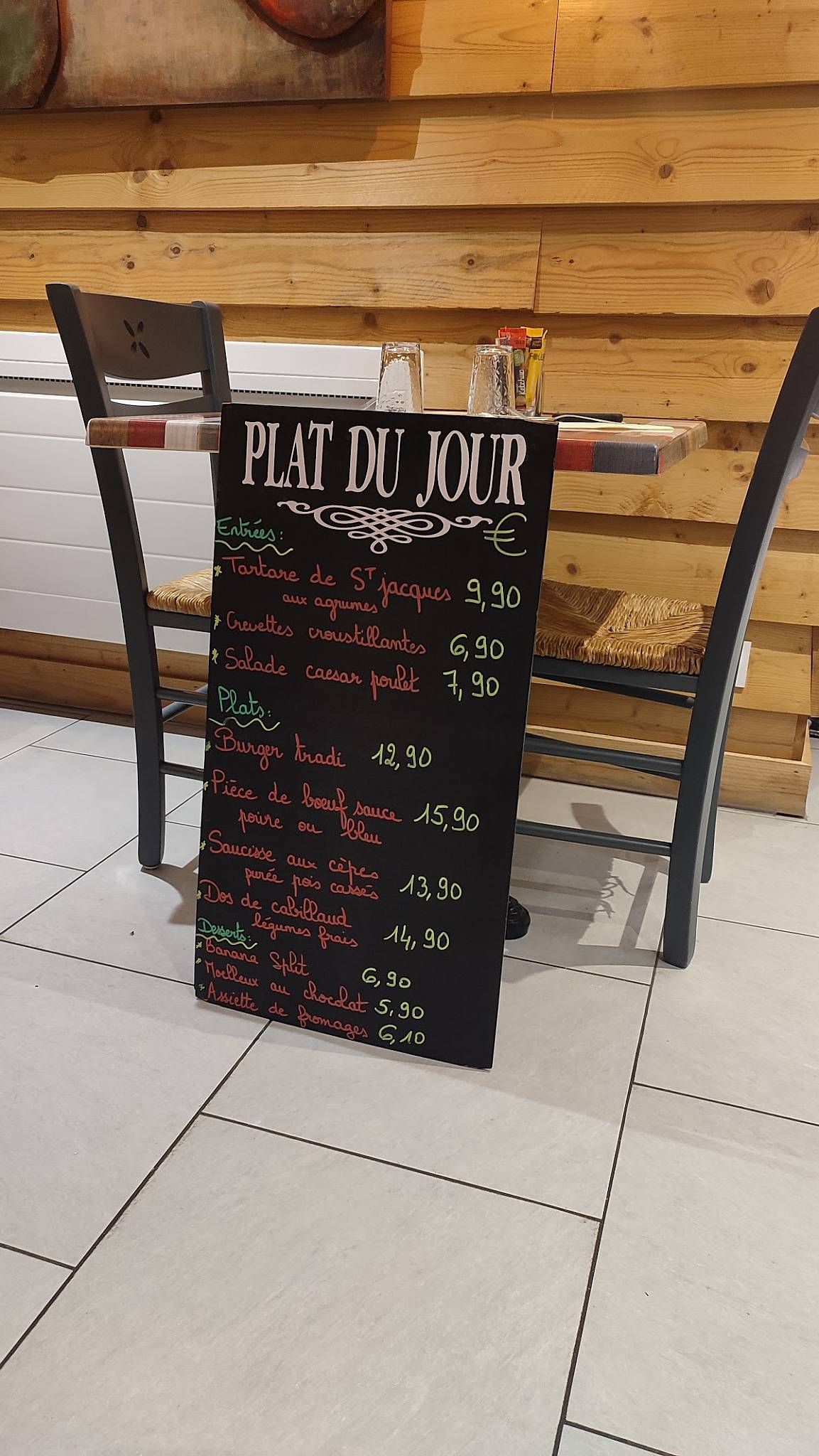 Menu at bistrot la boussole restaurant, Mignaloux-Beauvoir, 1480 Rte de ...