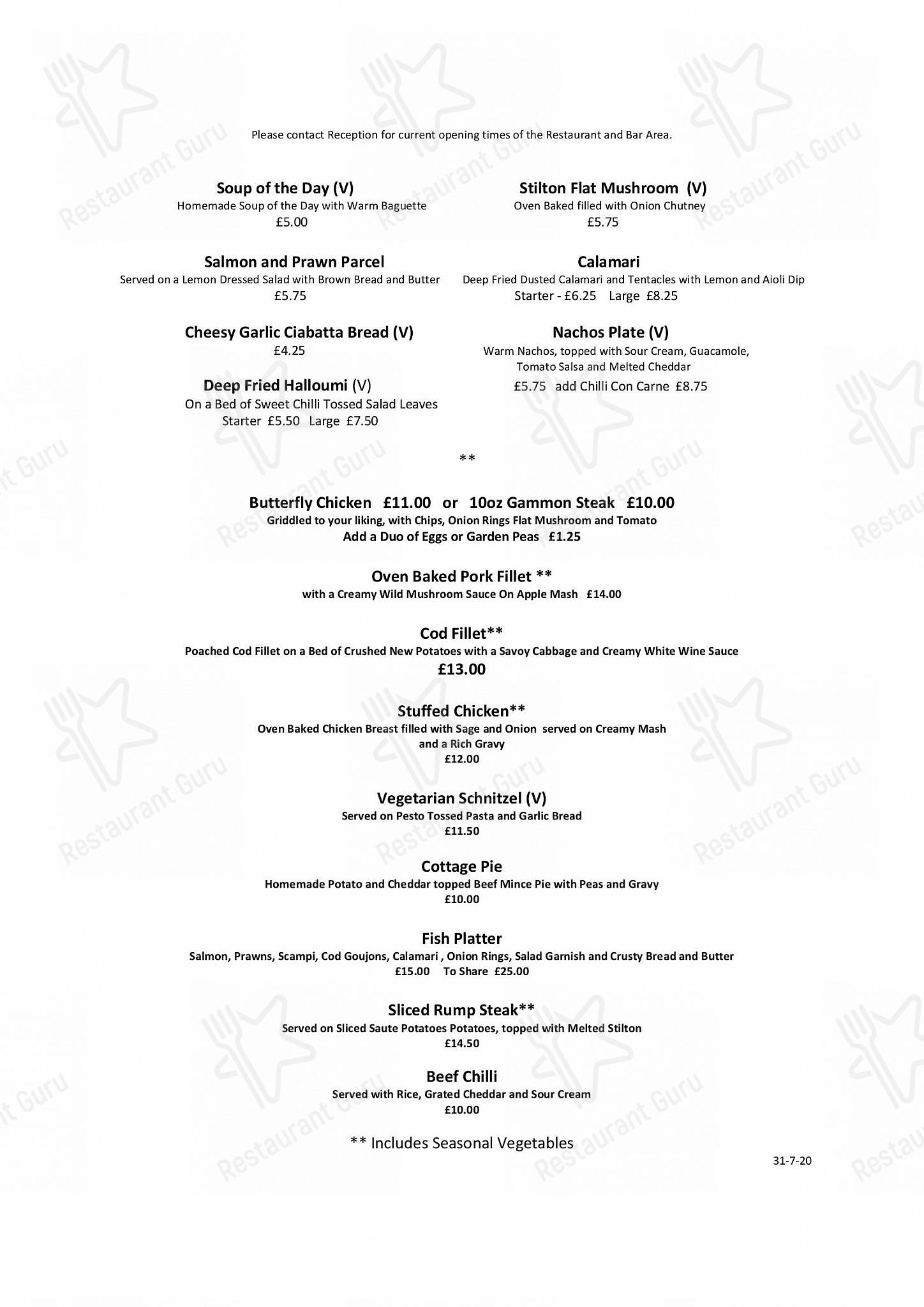 Menu at Judd's Folly pub & bar, Faversham