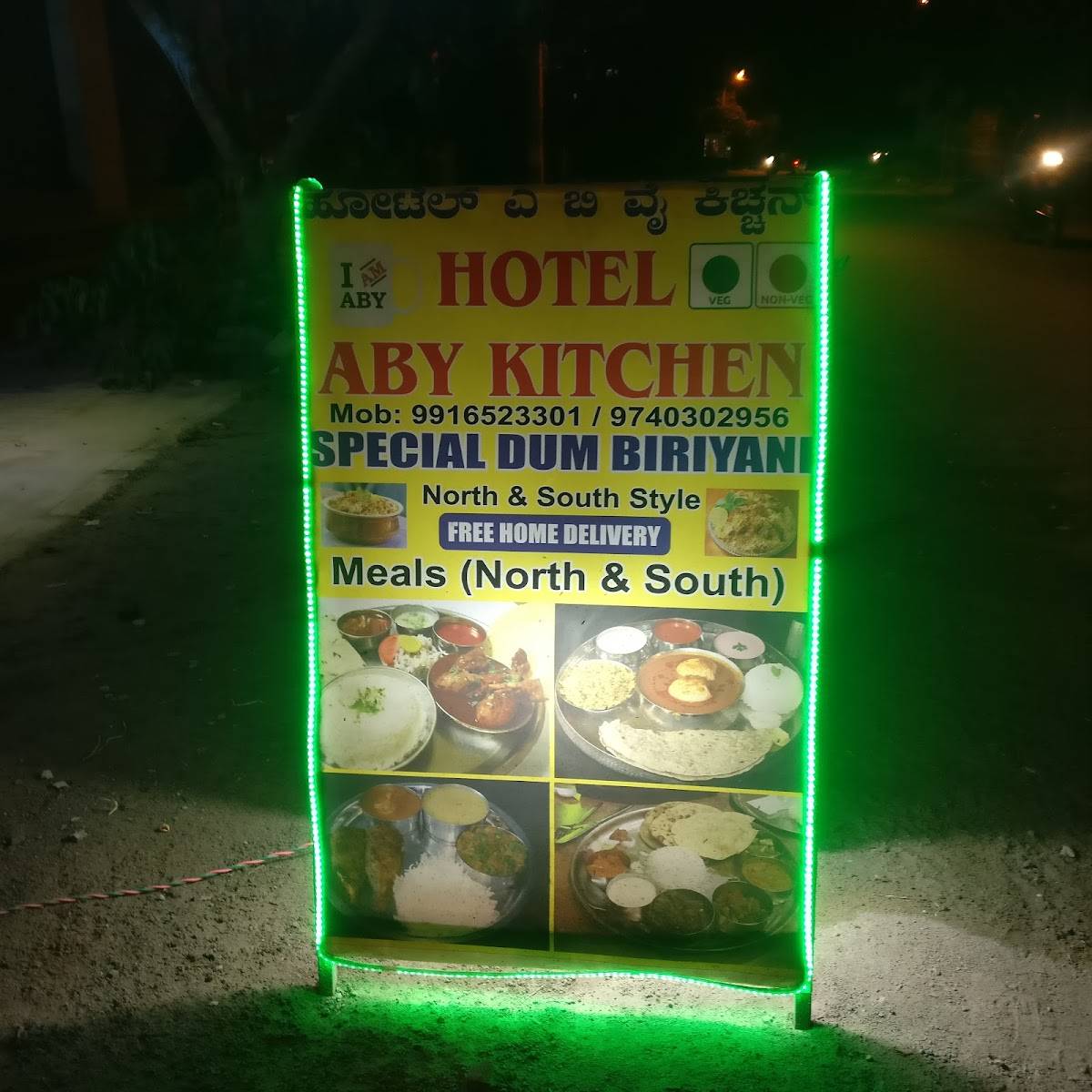 Menu at Aby's kitchen, Bengaluru