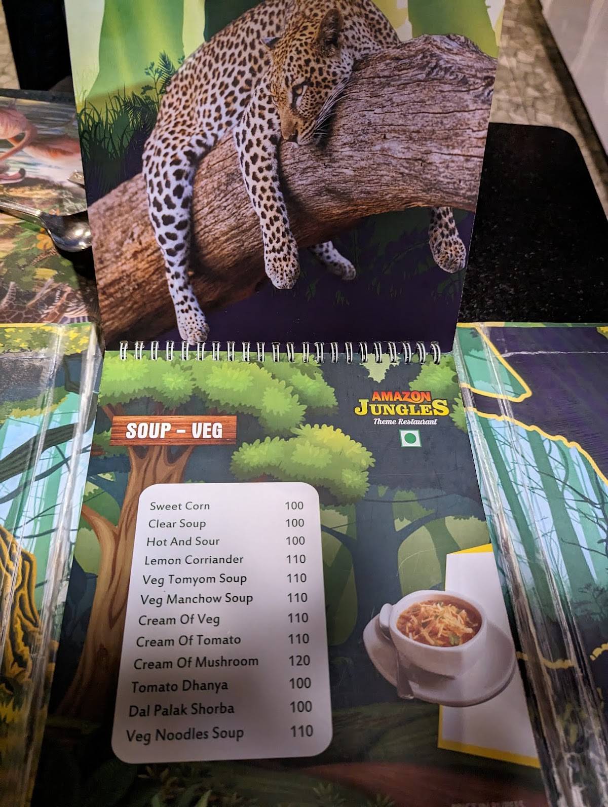 Menu at Amazon Jungles Restaurant - Theme Restaurant in OMR Perungudi ...