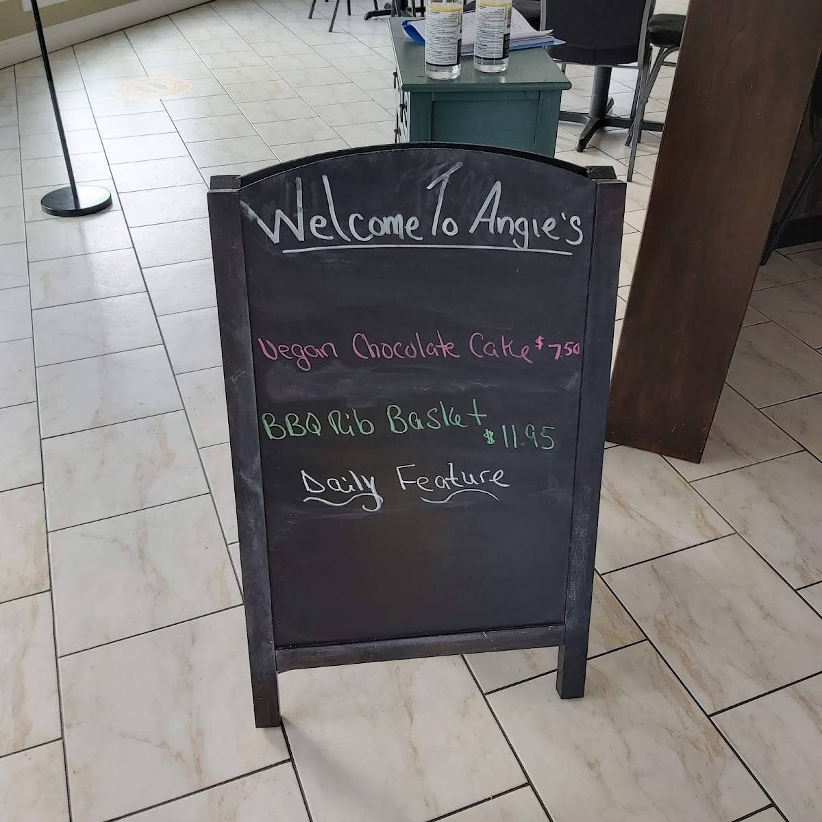 Menu at Angie's Family Restaurant, Middleton