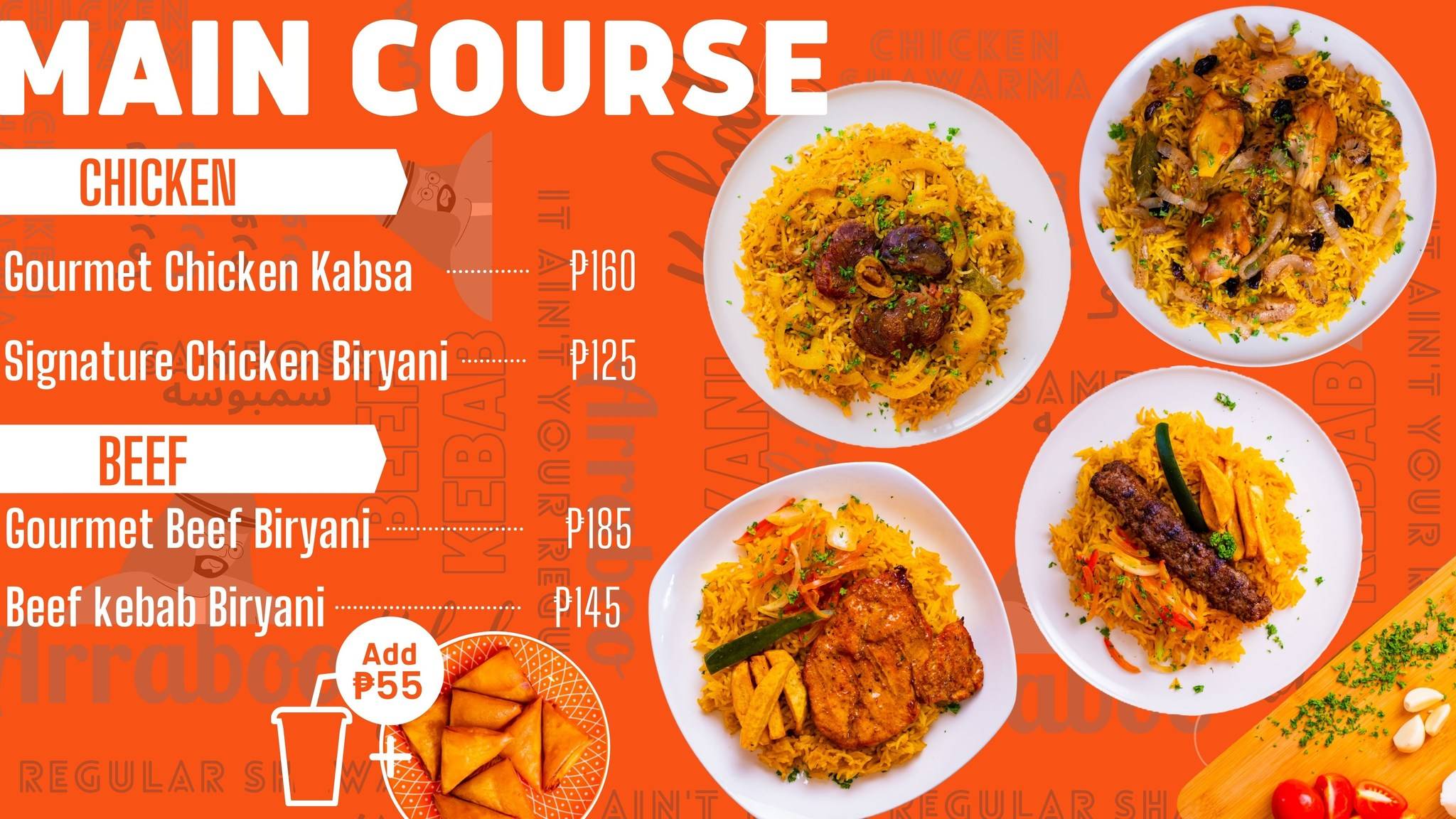 Menu at Arraboo.ph restaurant, Tarlac City