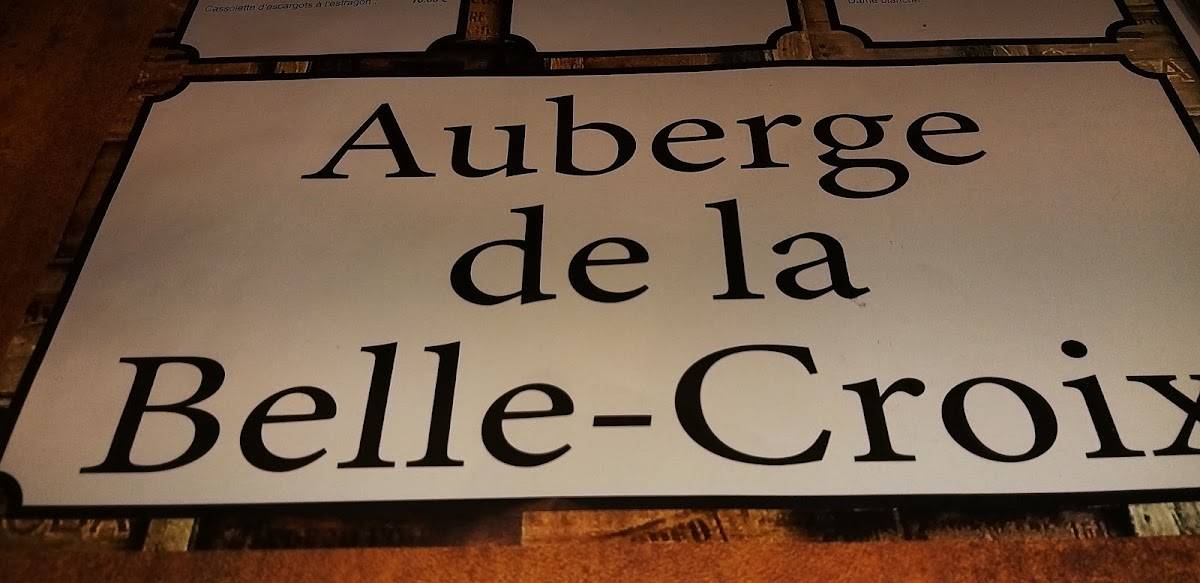 Menu au Auberge de La Belle Croix restaurant, Ennery