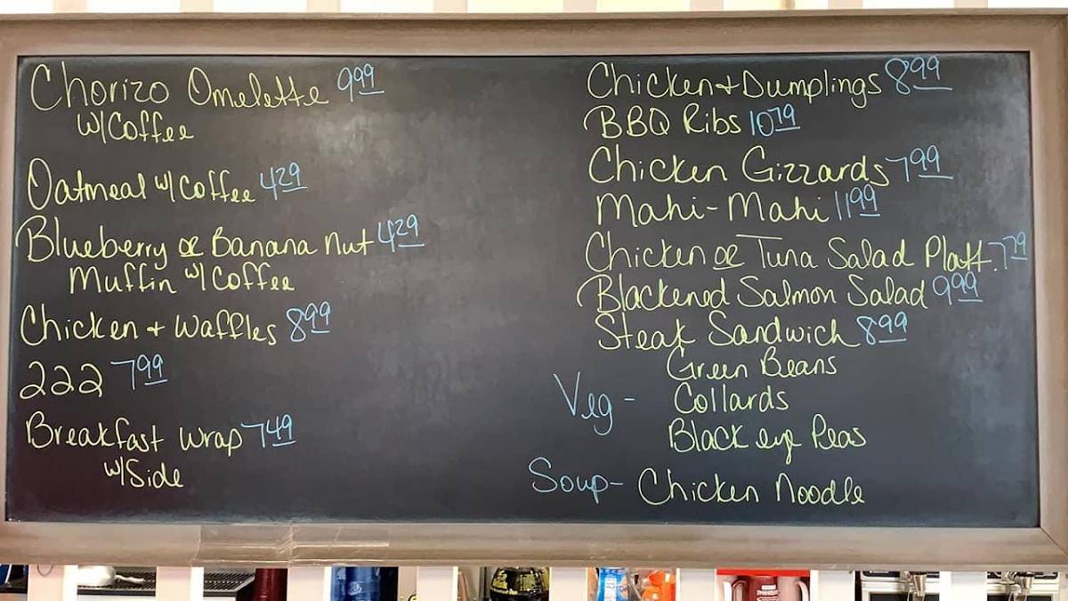 Menu at Auburndale Main Street Diner cafe, Auburndale