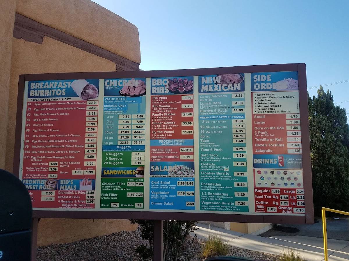 Menu at Golden Pride BBQ, Albuquerque, Central Ave NW