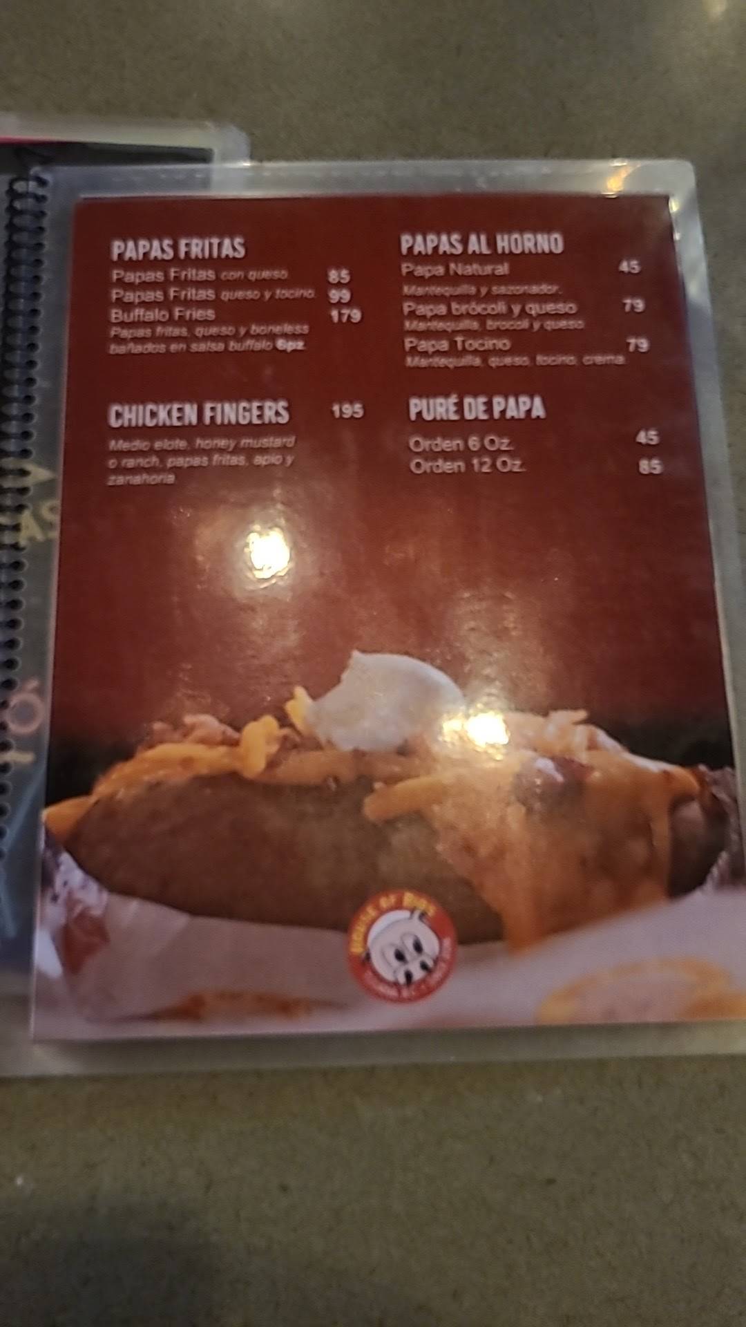 Menu at House Of Ribs BBQ, Tijuana