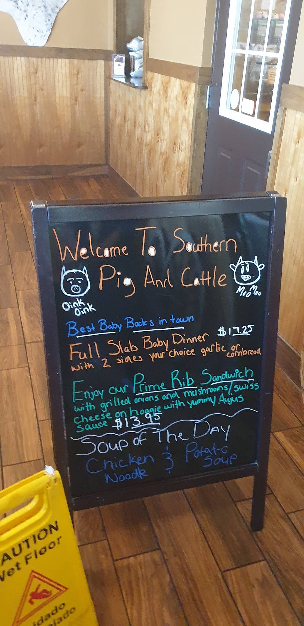 Menu at Southern Pig & Cattle Ocala HWY 200 BBQ, Ocala, SW State Rd 200