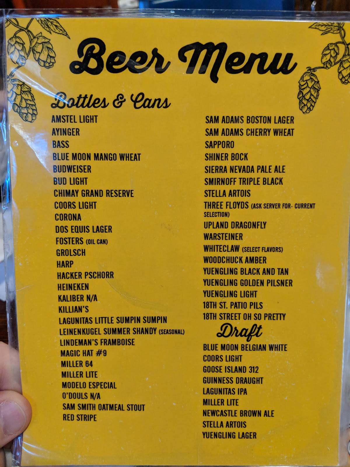 Menu at Wagner's Ribs BBQ, Porter