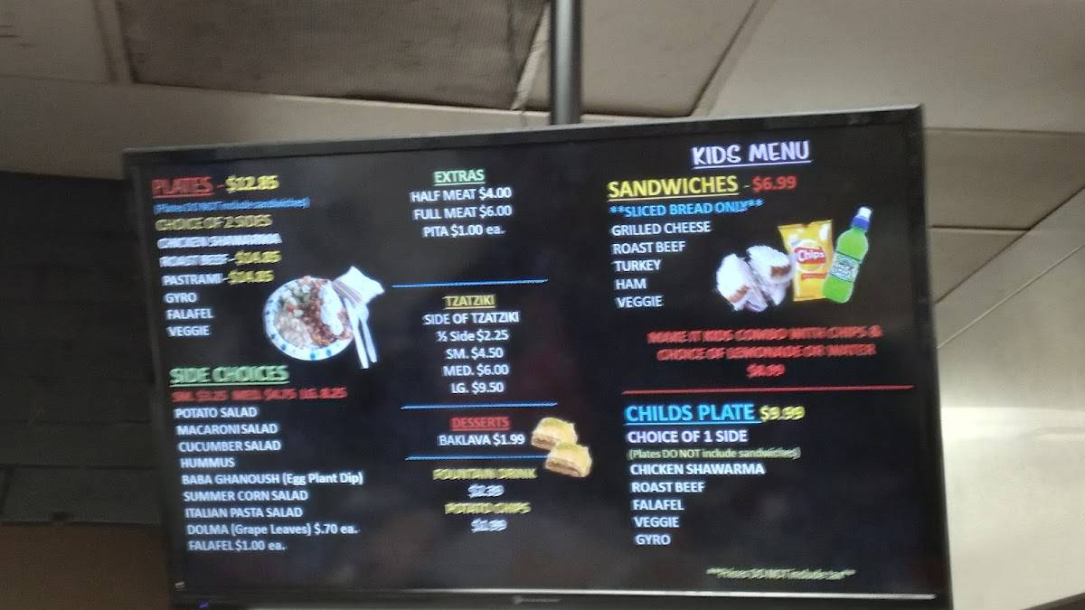 Menu at BIG H DELI restaurant, Fairfield