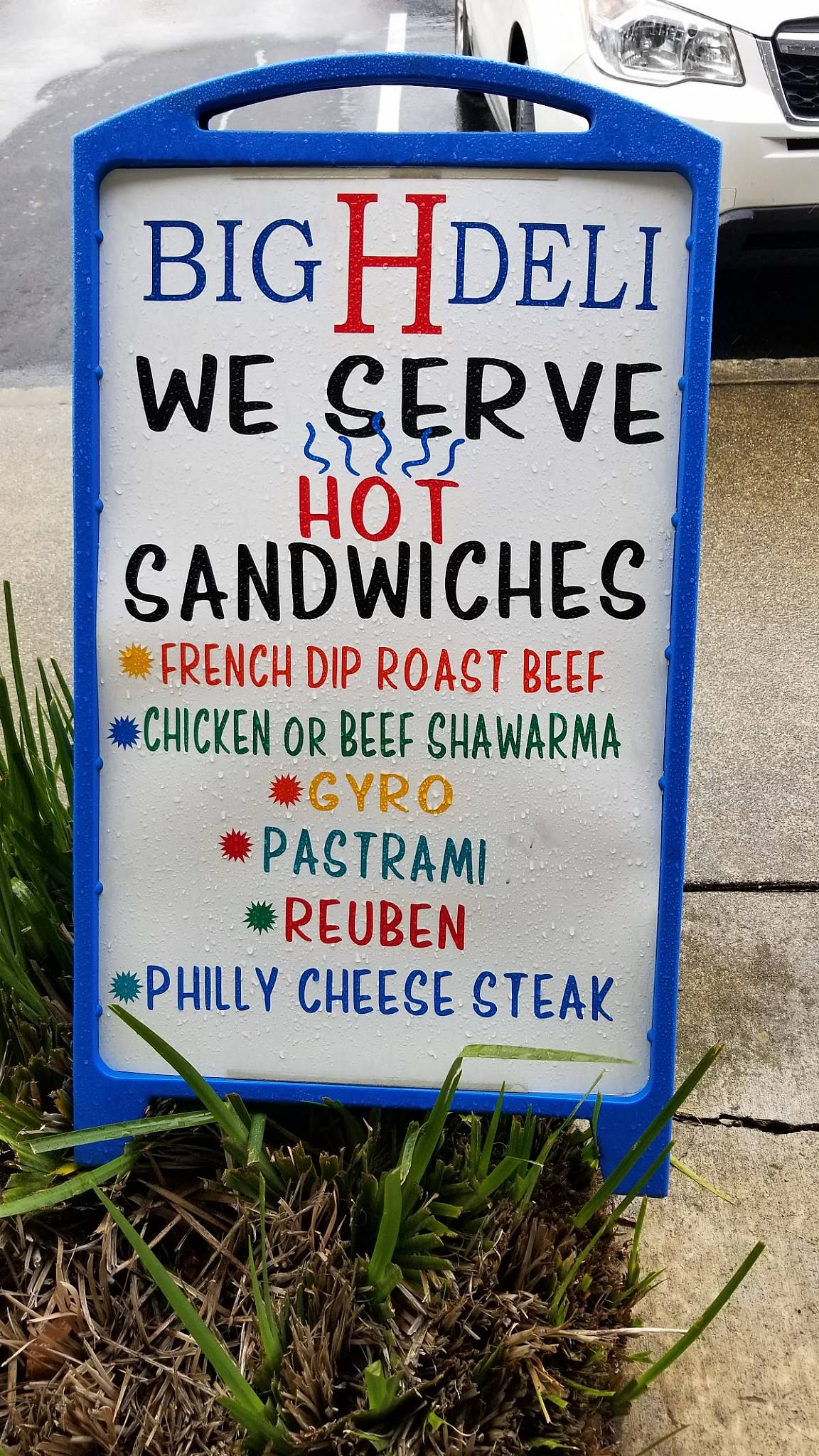Menu at BIG H DELI restaurant, Fairfield