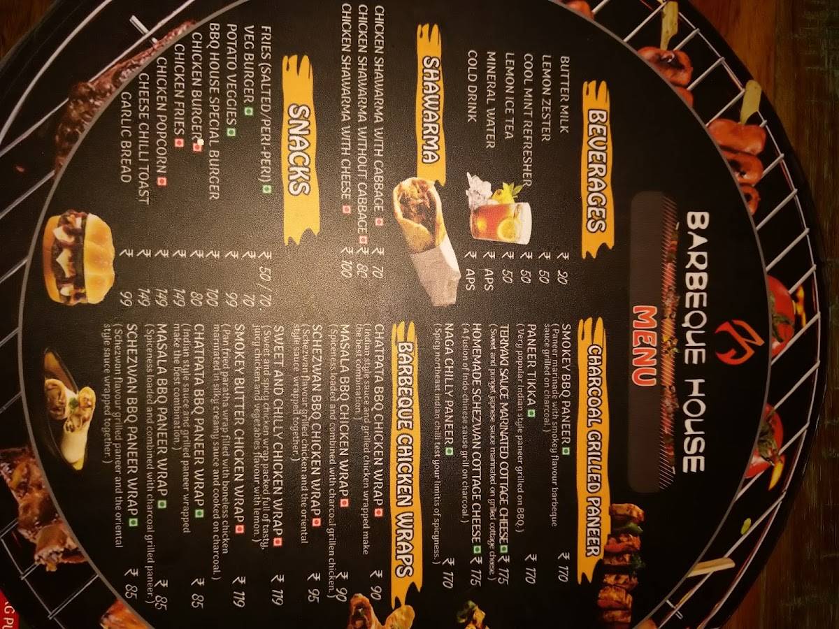 Menu at Barbeque House by mimoCDC, Thane