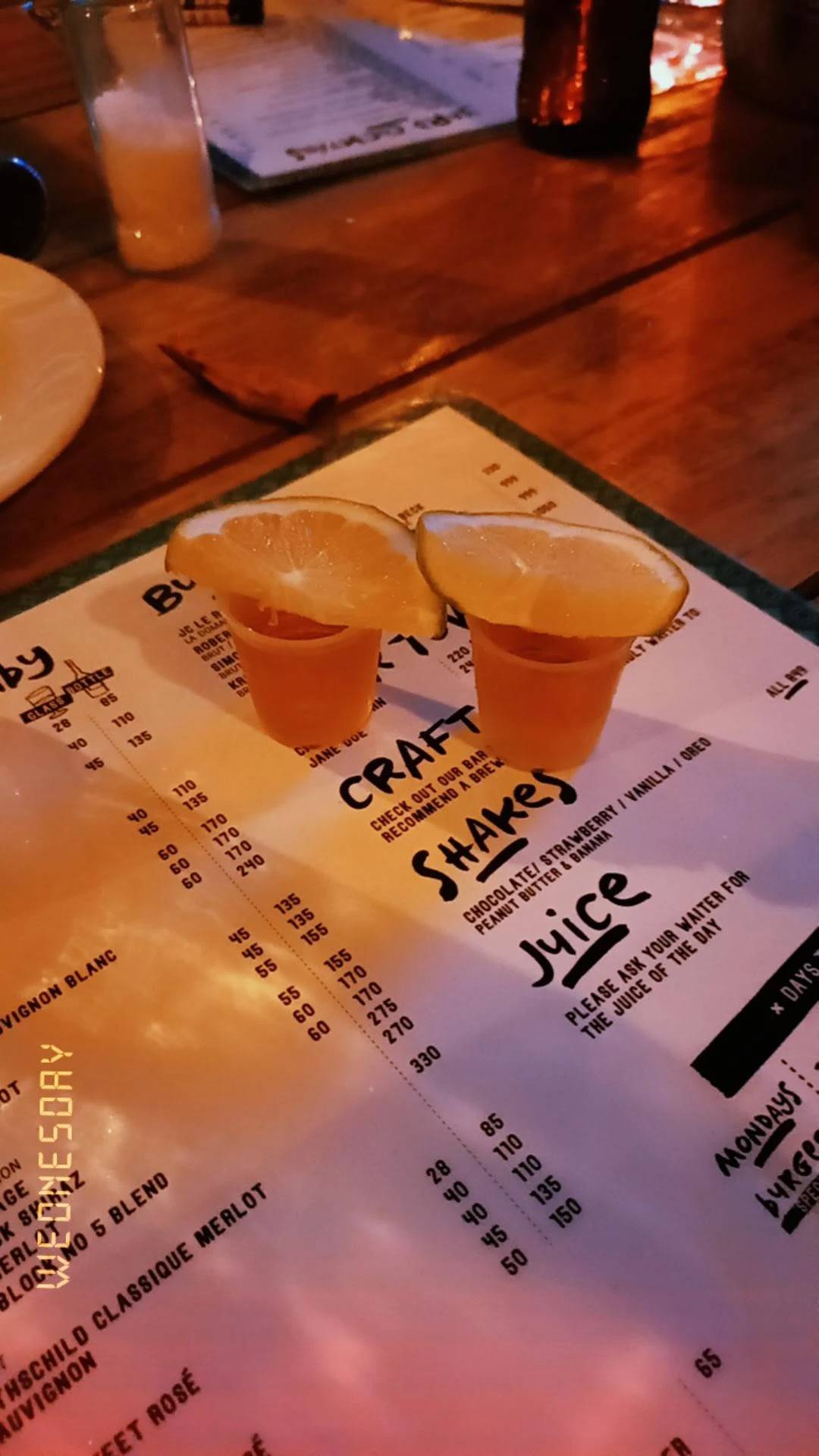 Menu at Beer Yard pub & bar, Port Elizabeth