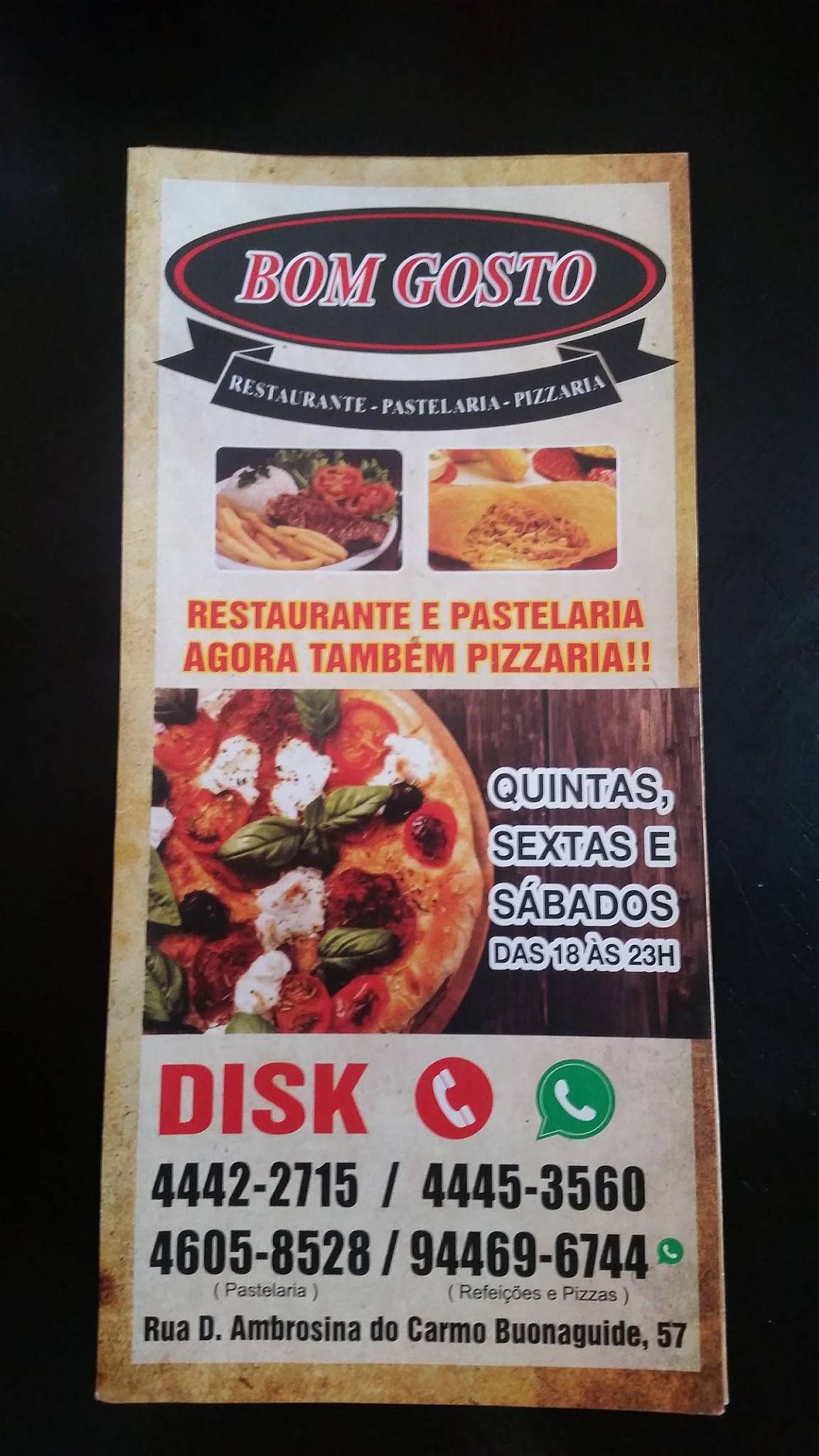 Menu em Bom Gosto Grill & Café, Caieiras