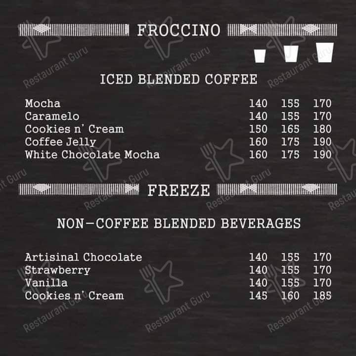 Menu at Bo's Coffee (Maginhawa) cafe, Quezon City, Brgy