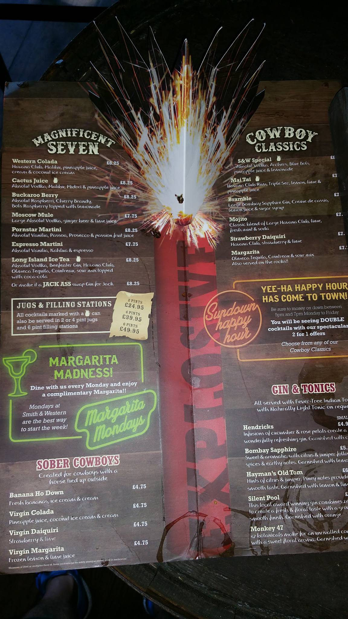 Menu at Smith & Western - Boxhill restaurant, Box Hill