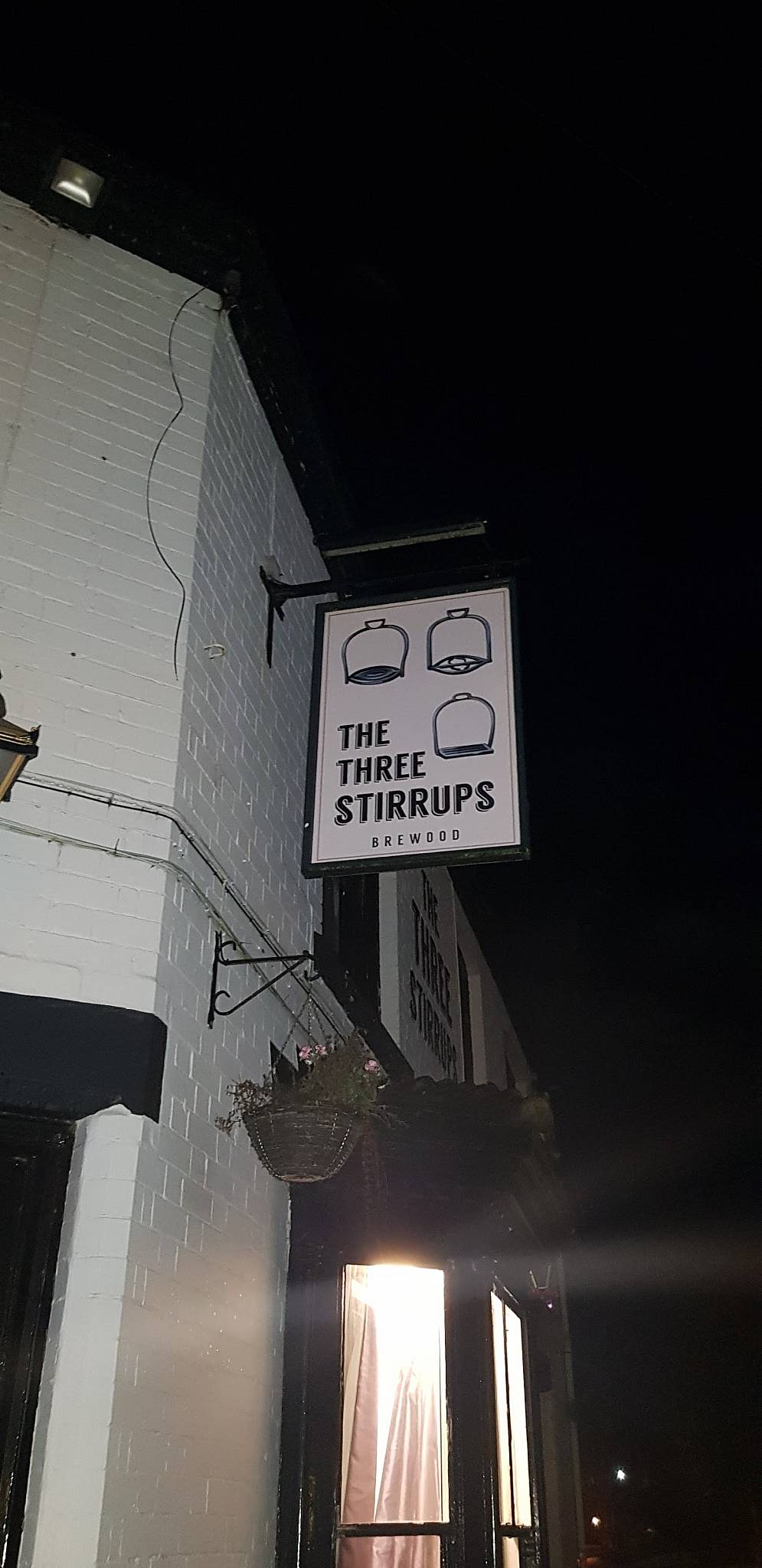 Menu at The Three Stirrups pub & bar, Brewood