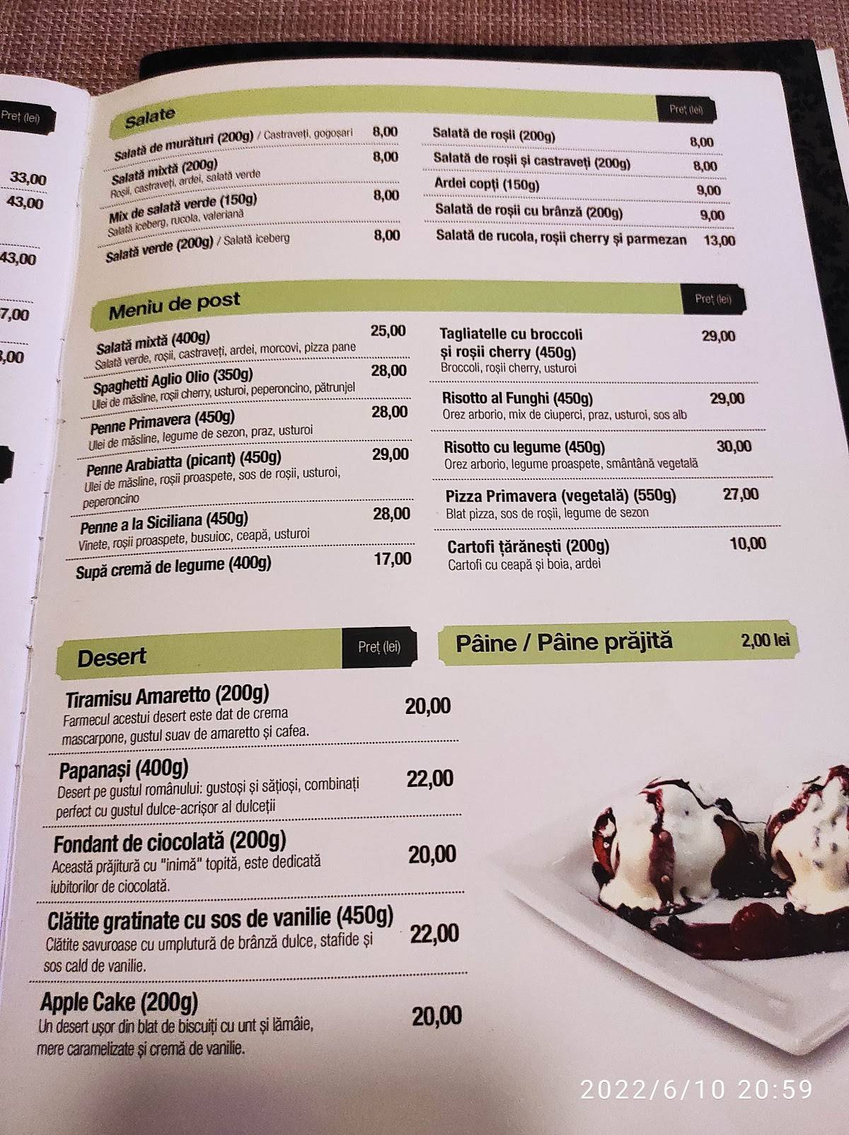 Menu at Brothers Restaurant, Alba Iulia