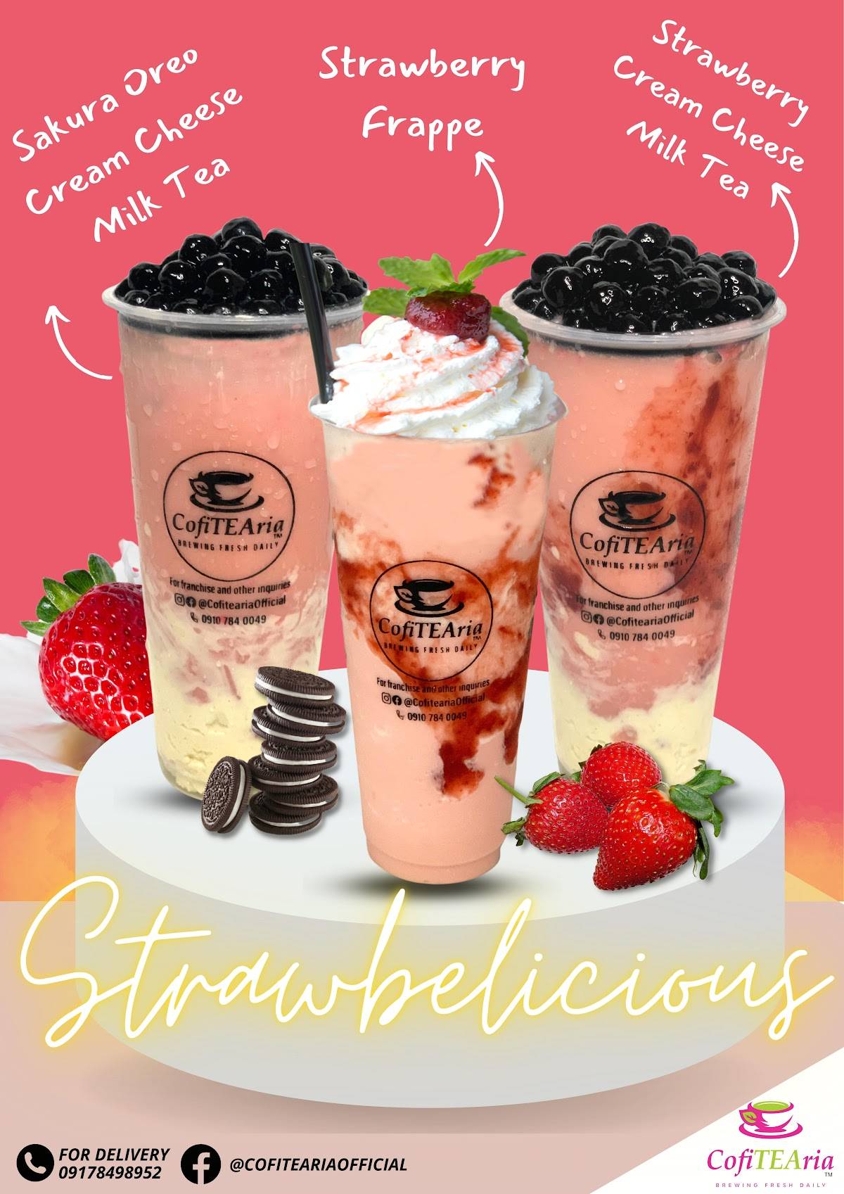 Menu at CofiTEAria Milk Tea & Coffee House - Imus, Imus