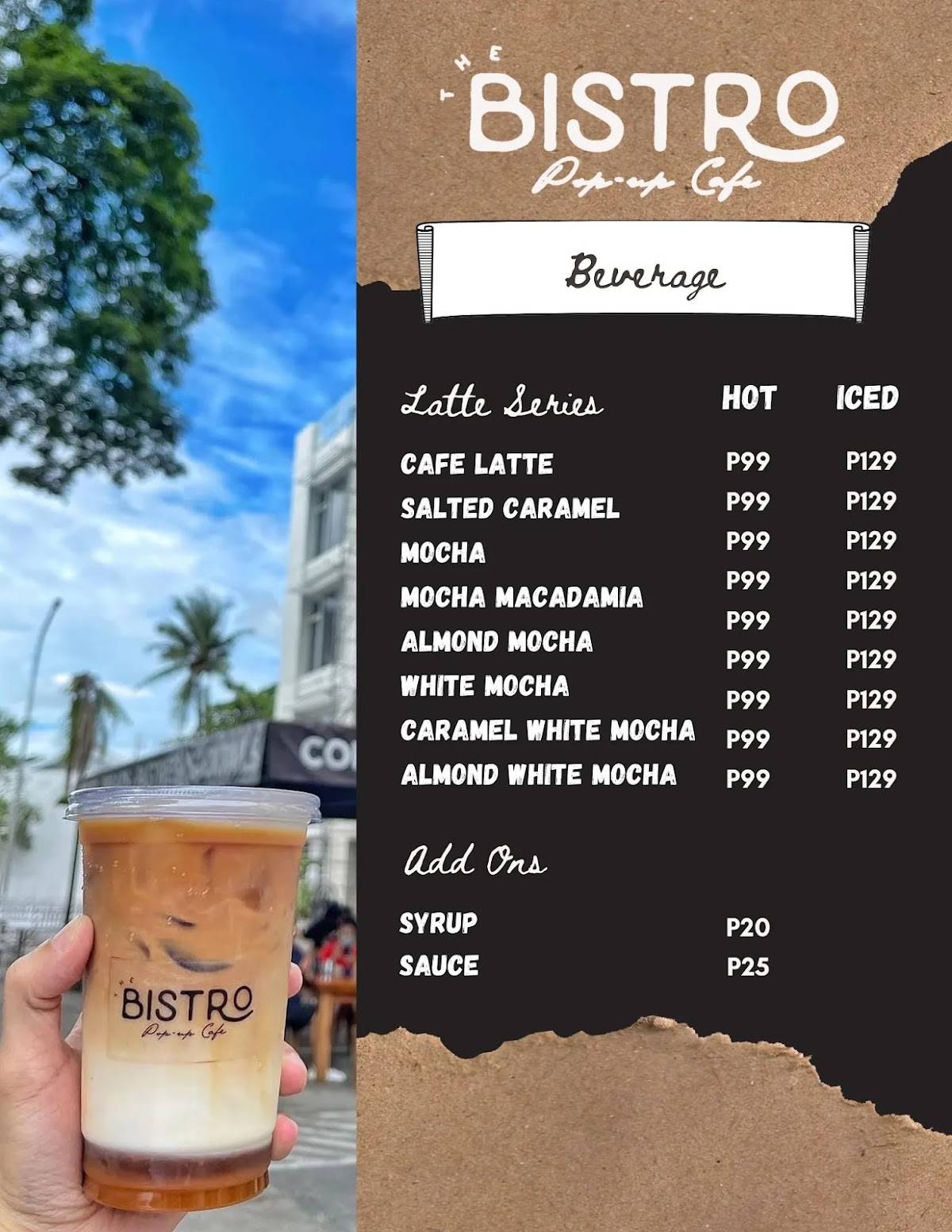 Menu at The Bistro by LeBlanc cafe, Antipolo