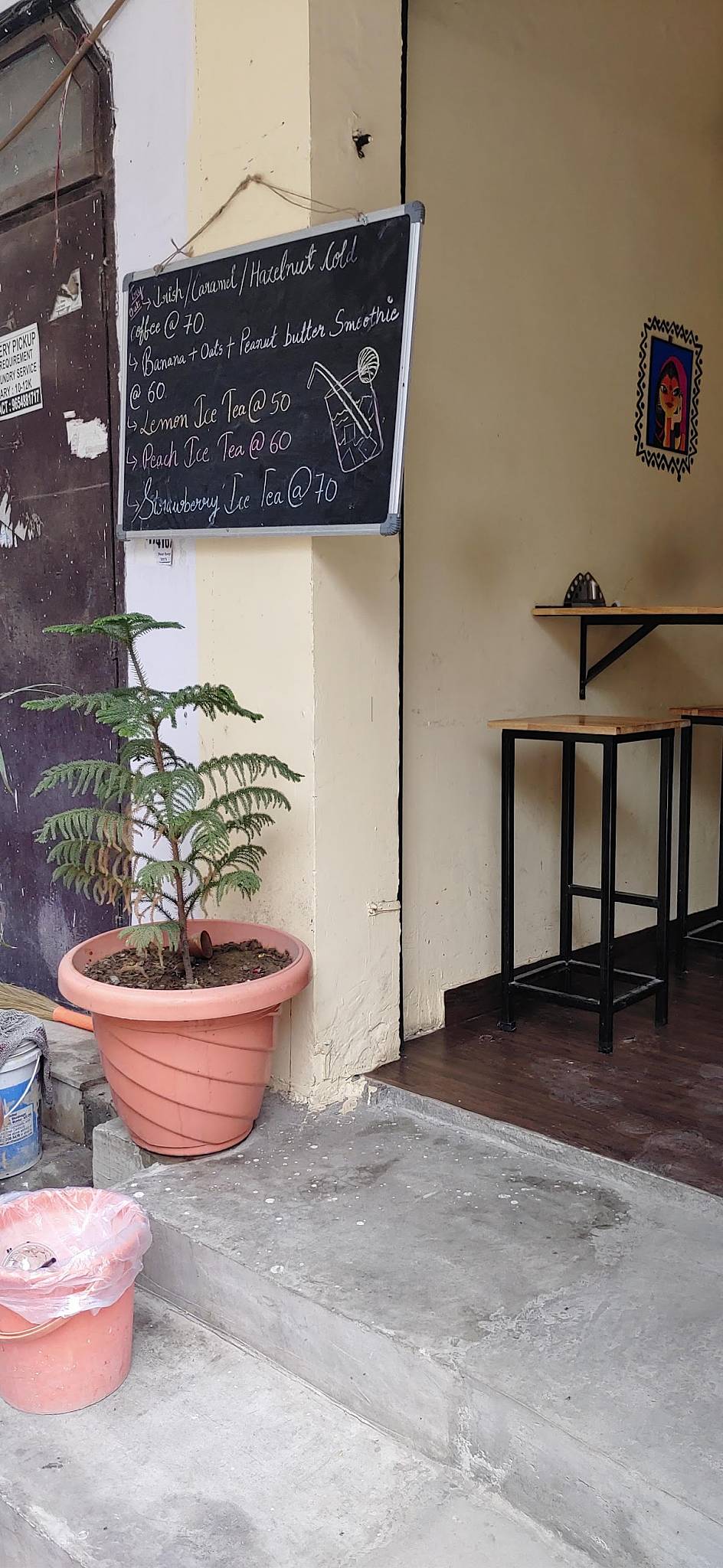Menu at The nukkad cafe, Delhi