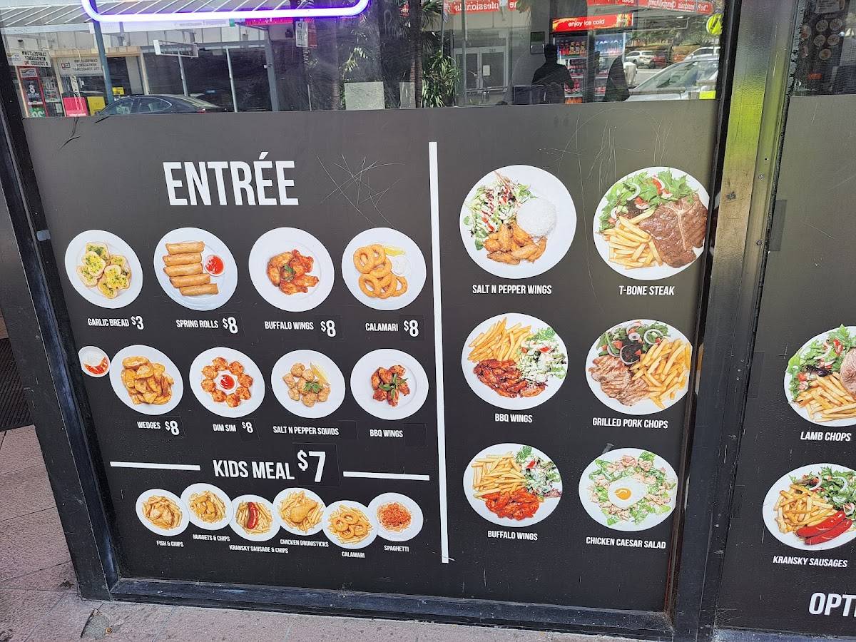 Menu at Mr B Eatery restaurant, Campbelltown