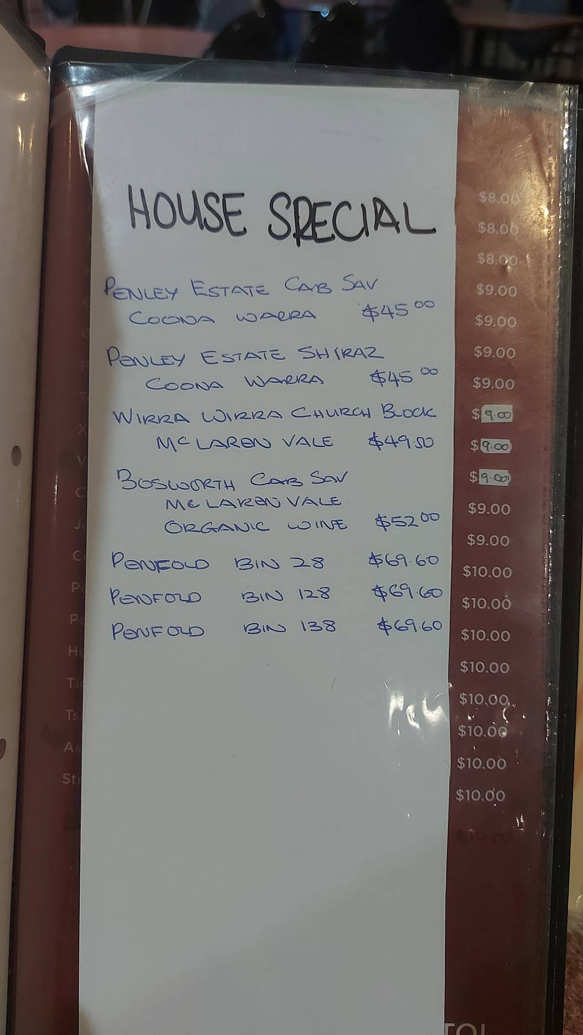 Menu at Capitol Regent restaurant, Aitkenvale, 299 Ross River Rd