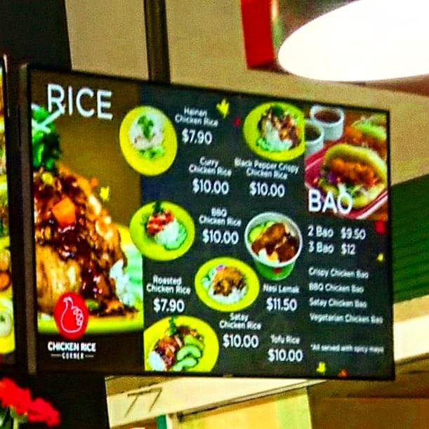 Menu at Chicken Rice Corner (Market City) restaurant, Canning Vale
